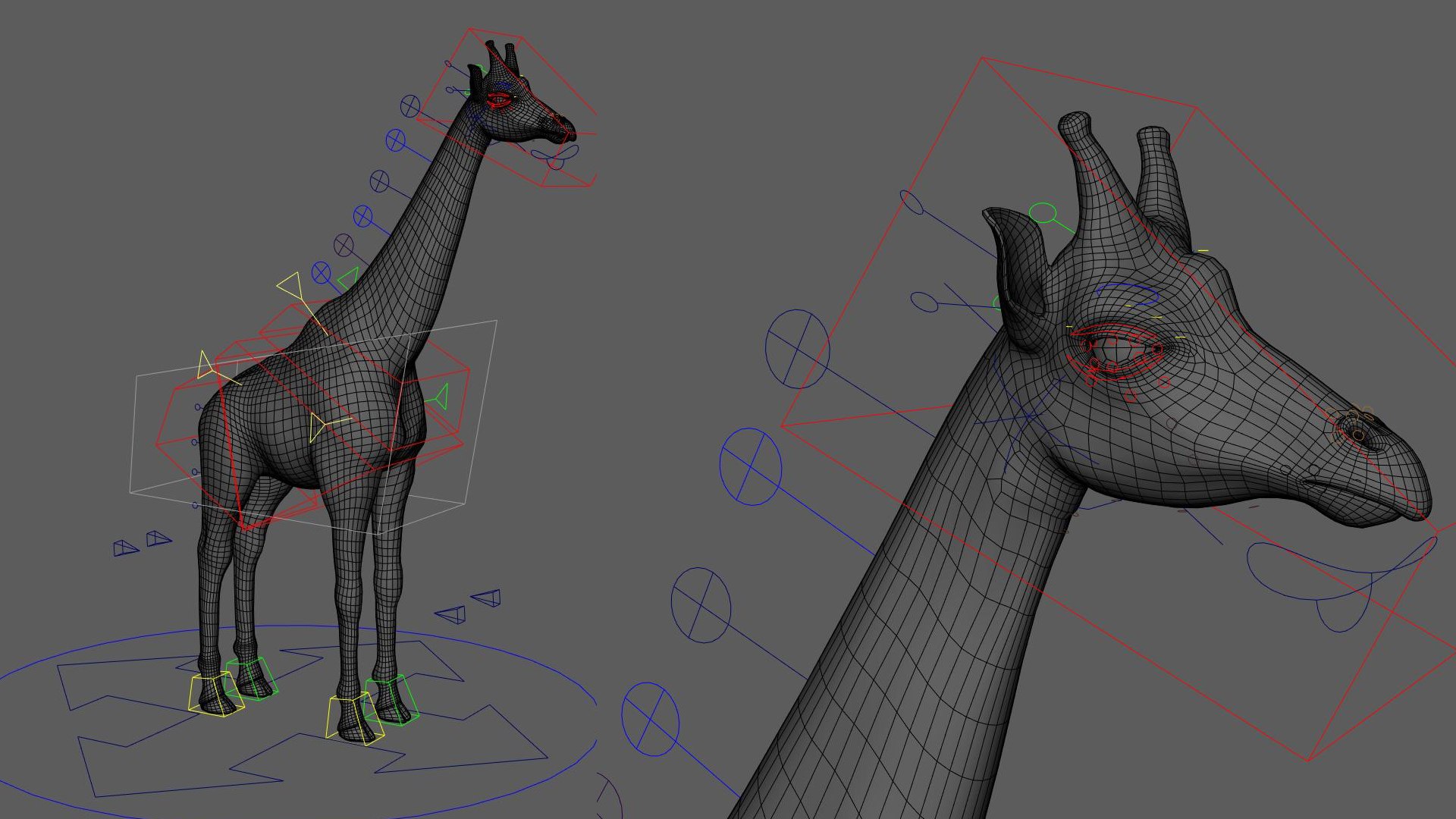 GIRAFFE XGEN-CORE RIGGED 3D Model - TurboSquid 2253816