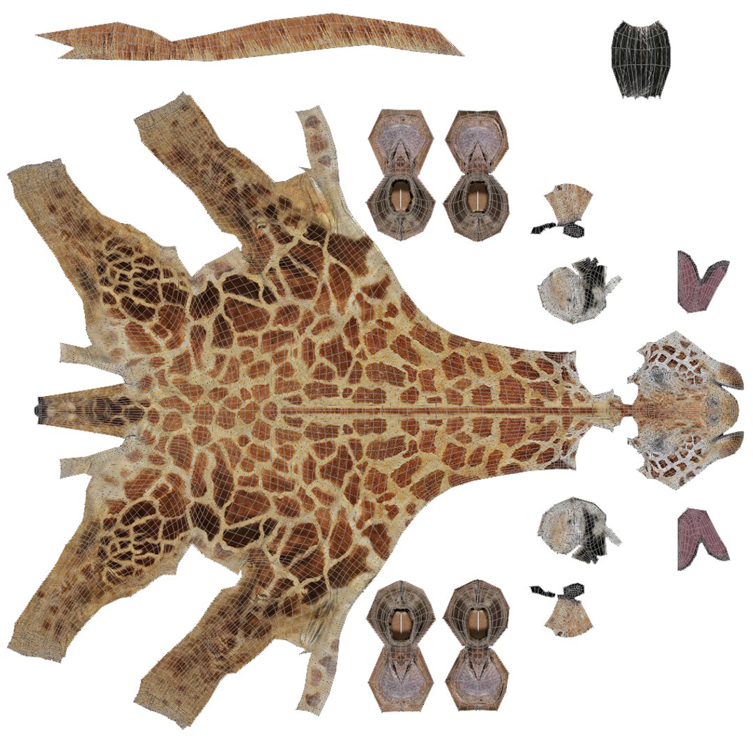 GIRAFFE XGEN-CORE RIGGED 3D Model - TurboSquid 2253816