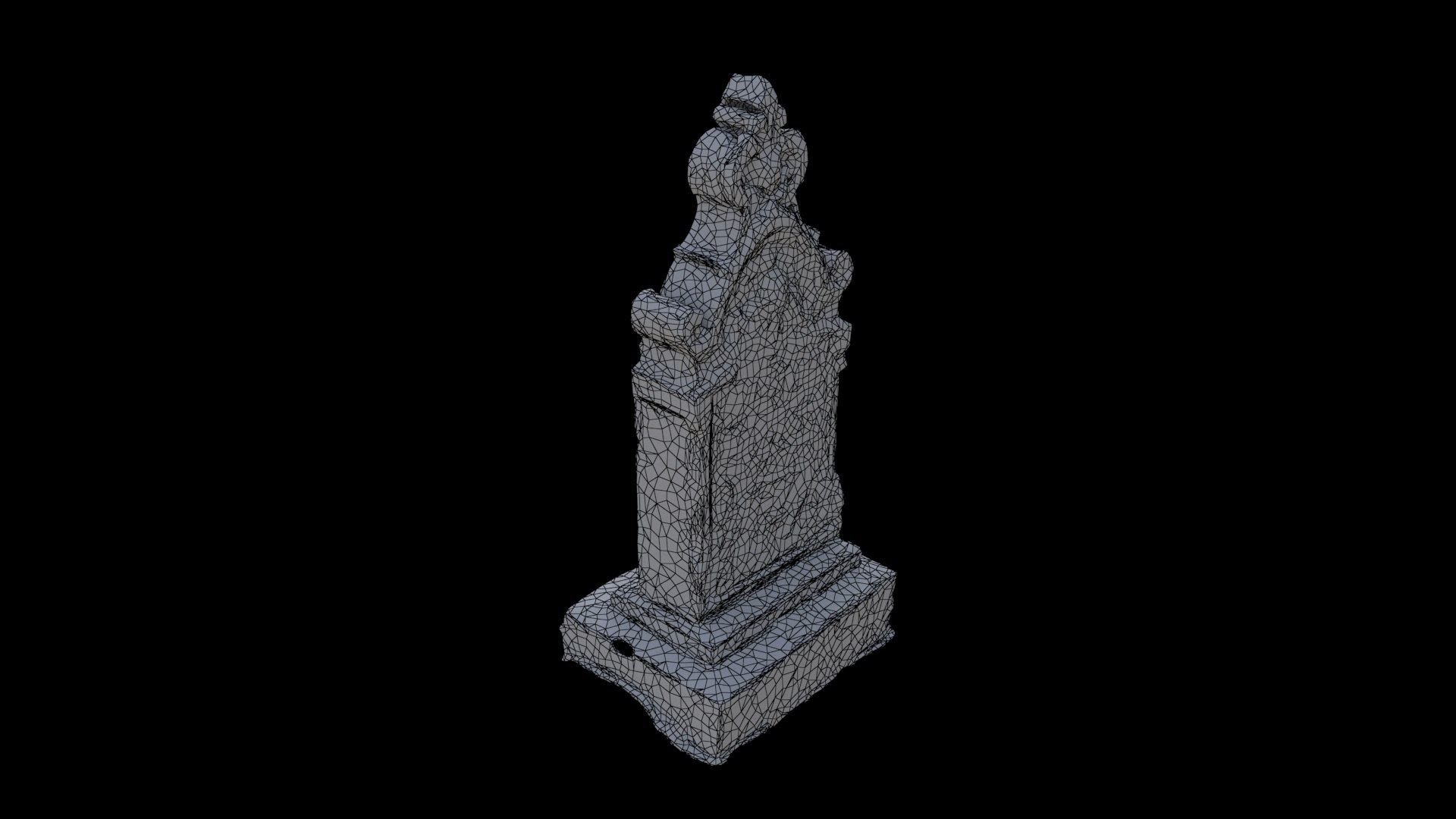 Gravestone 3D Model - TurboSquid 2325670