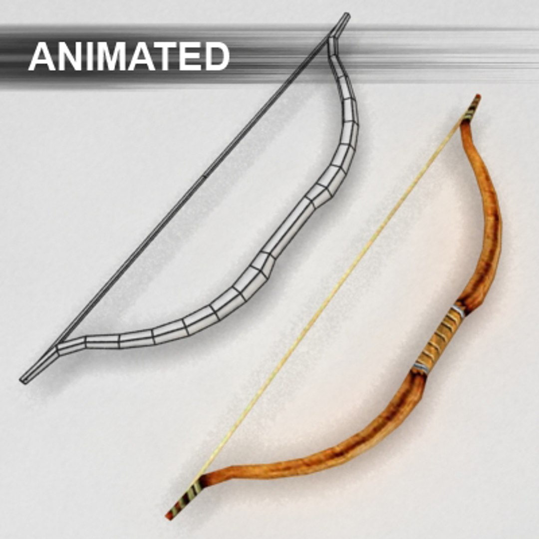 3d Model Fantasy Bows