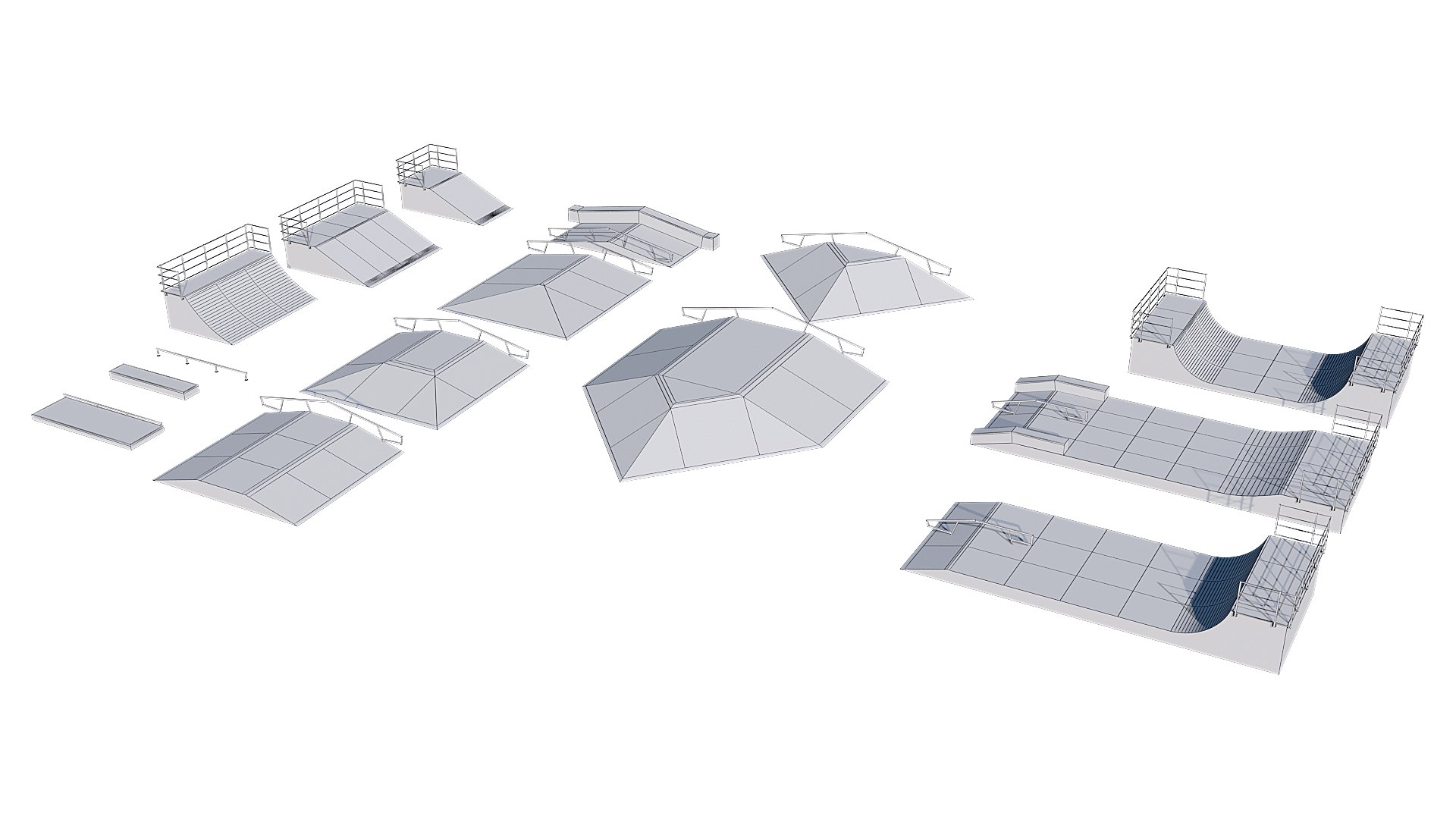 Skate Park 3D - TurboSquid 1706453