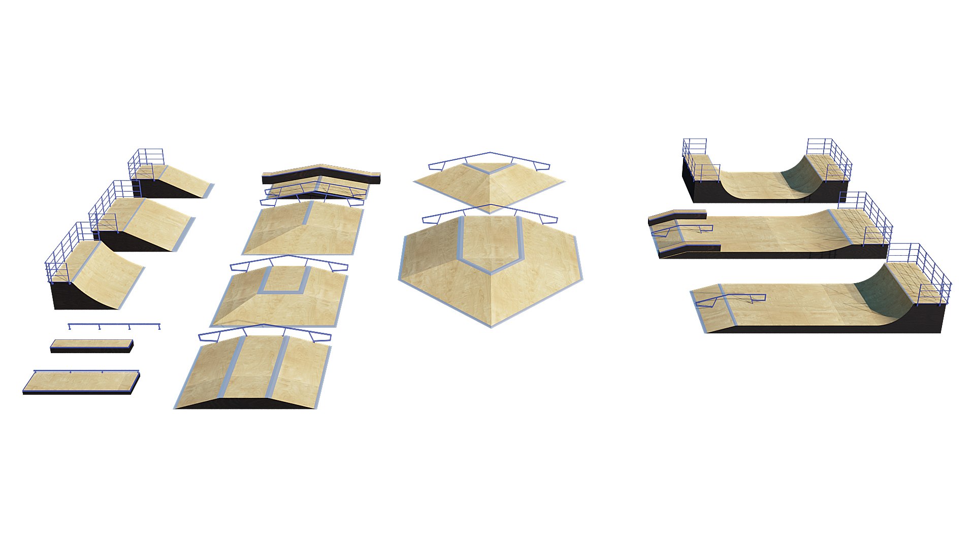 Skate Park 3D - TurboSquid 1706453