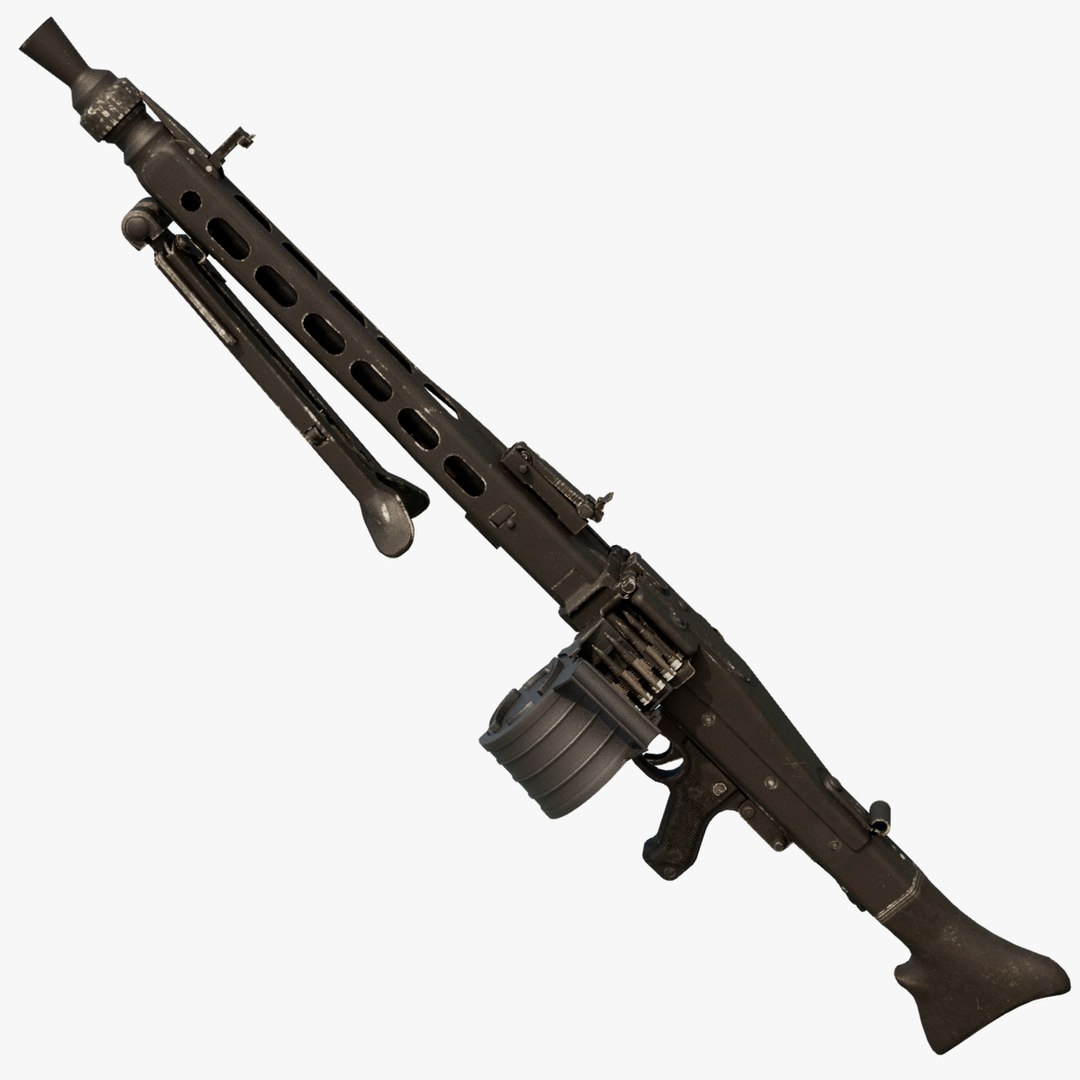 3D MG-3 Machine Gun - TurboSquid 2100666