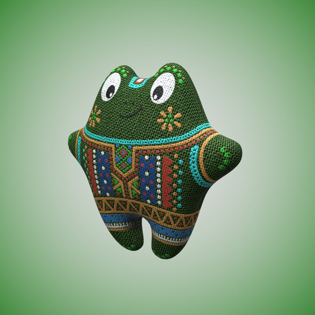 maya soft frog toy