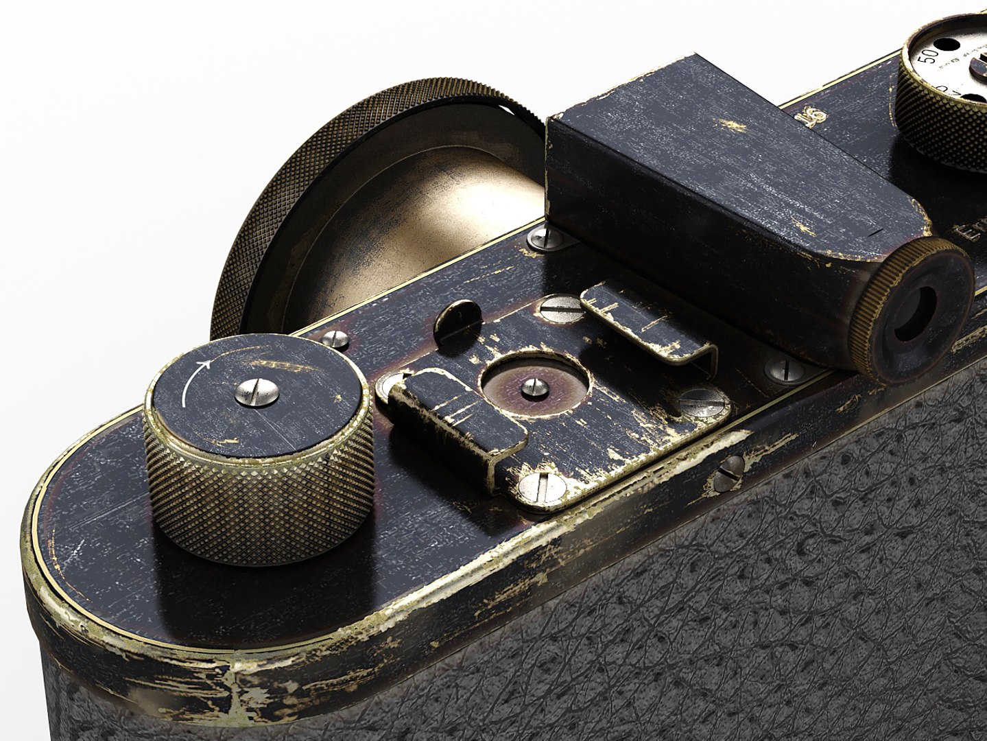 3d Model Leica 0-series Vintage Camera