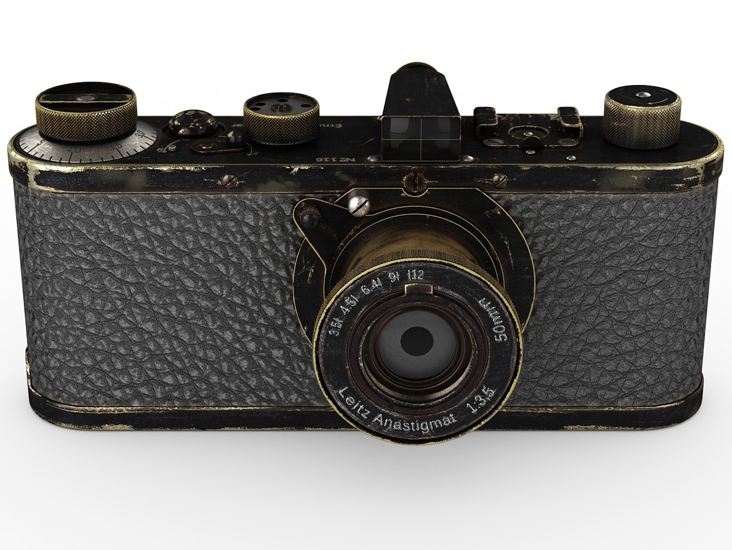 3d Model Leica 0-series Vintage Camera