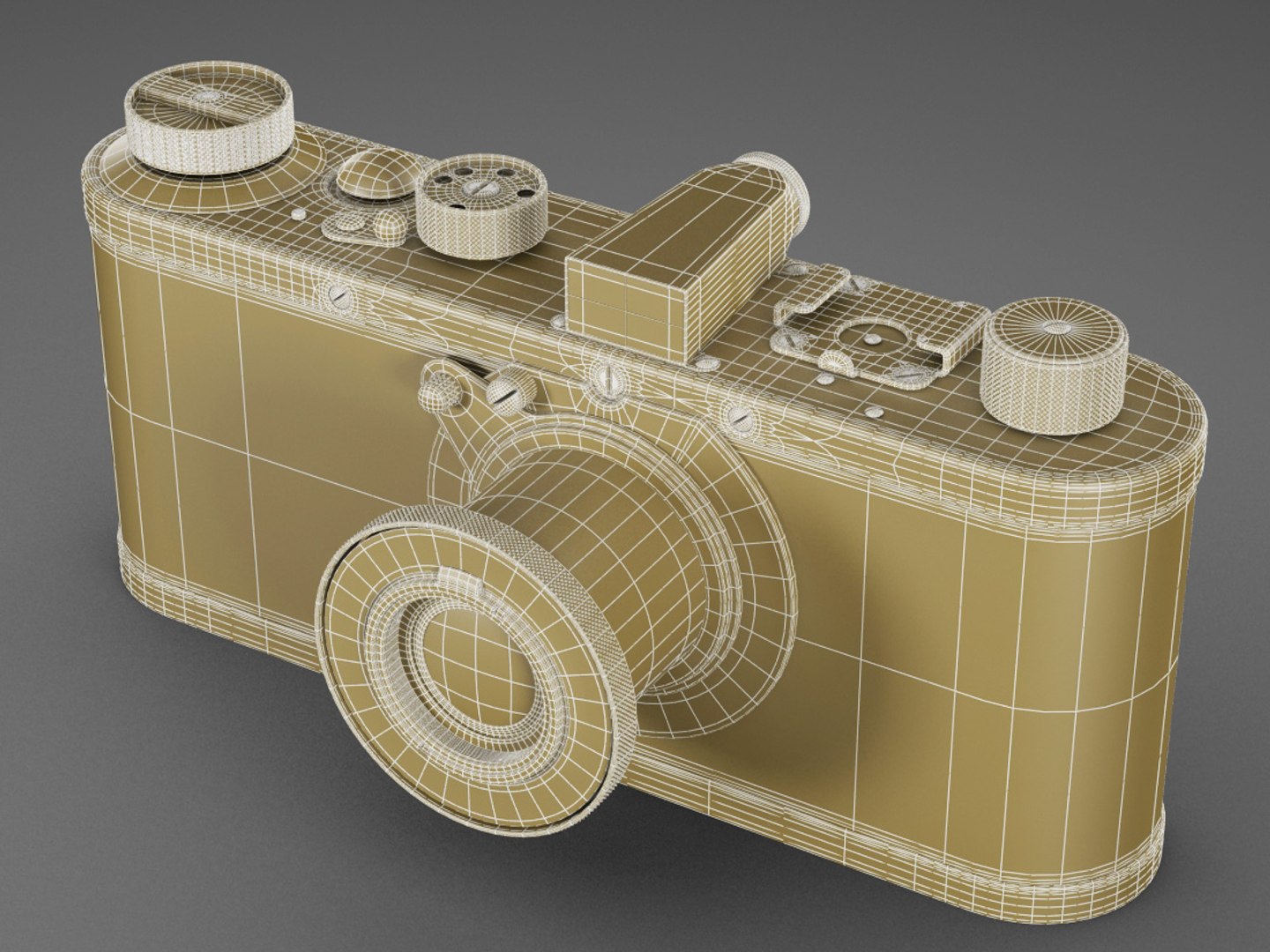 3d Model Leica 0-series Vintage Camera