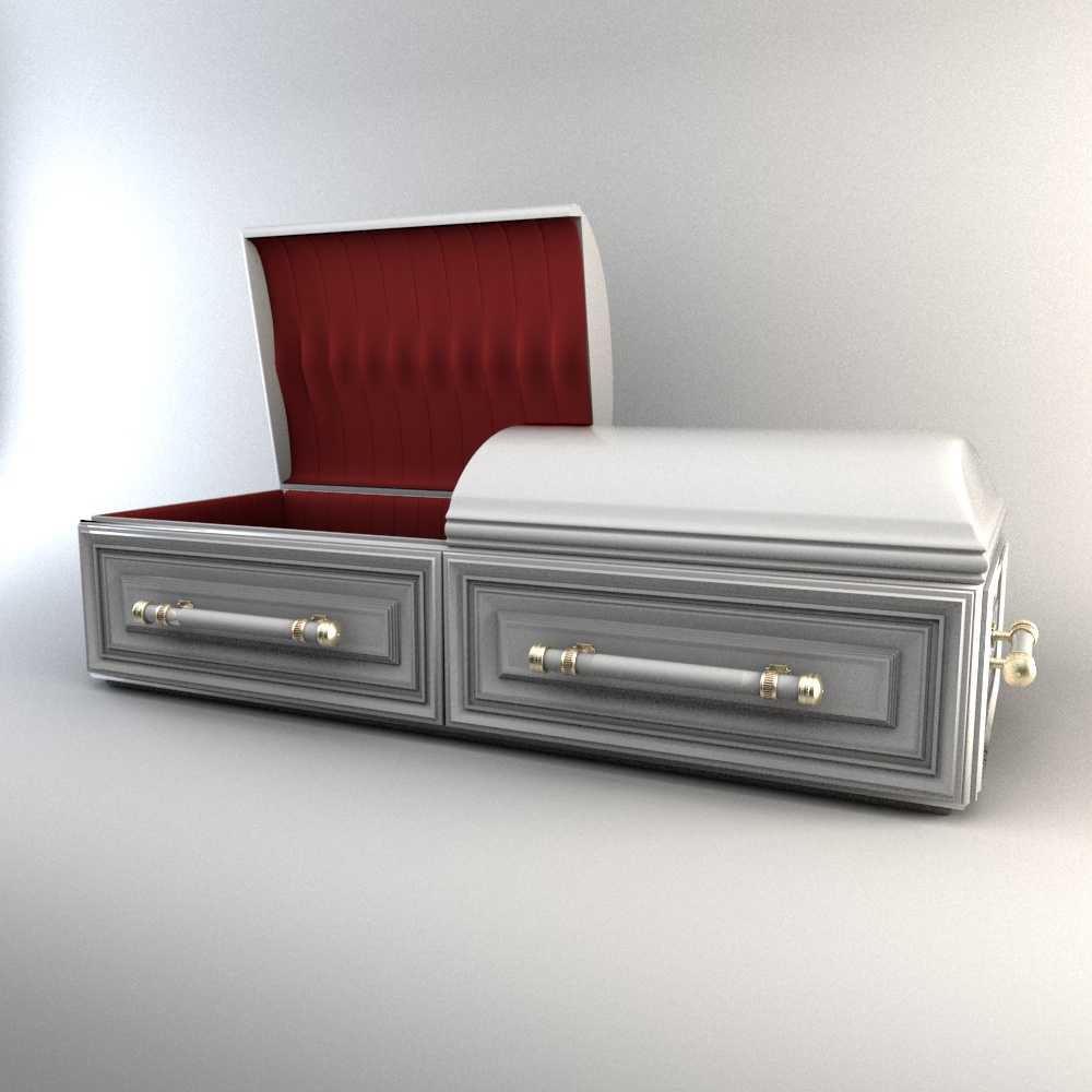 Casket coffin model - TurboSquid 1179607