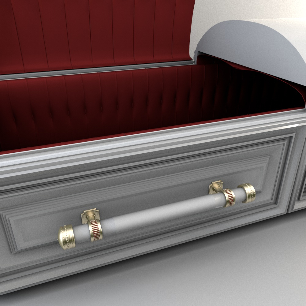 Casket coffin model - TurboSquid 1179607