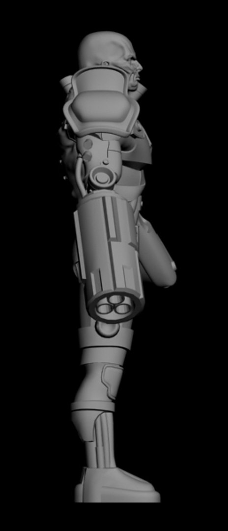 Cyborg 5 Pack 3d Max