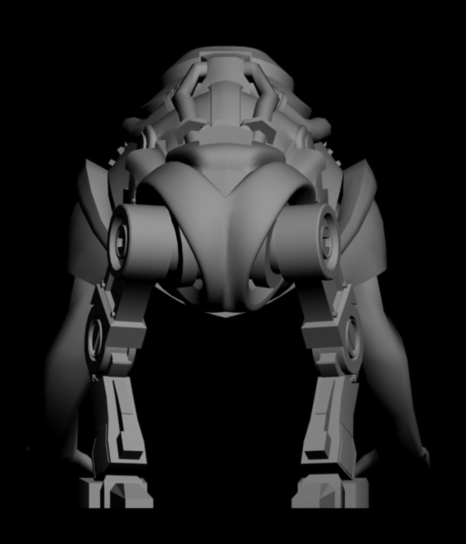 Cyborg 5 Pack 3d Max