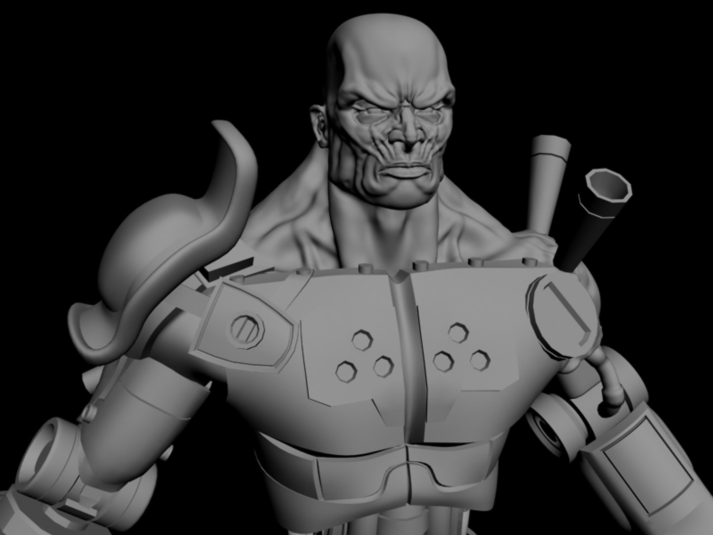 Cyborg 5 Pack 3d Max