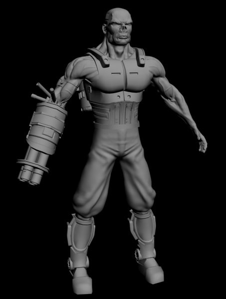 cyborg 5 pack 3d max