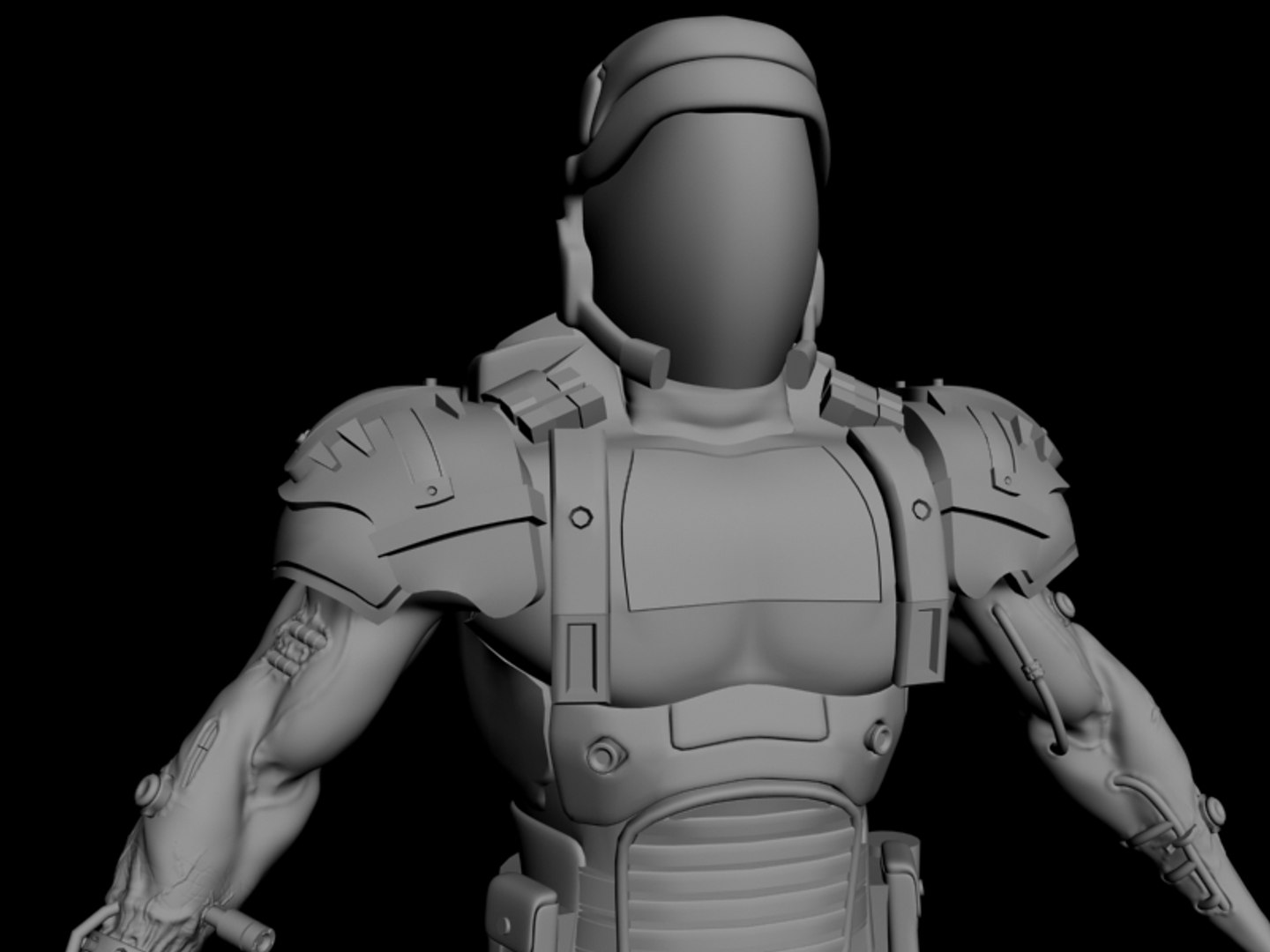 Cyborg 5 Pack 3d Max