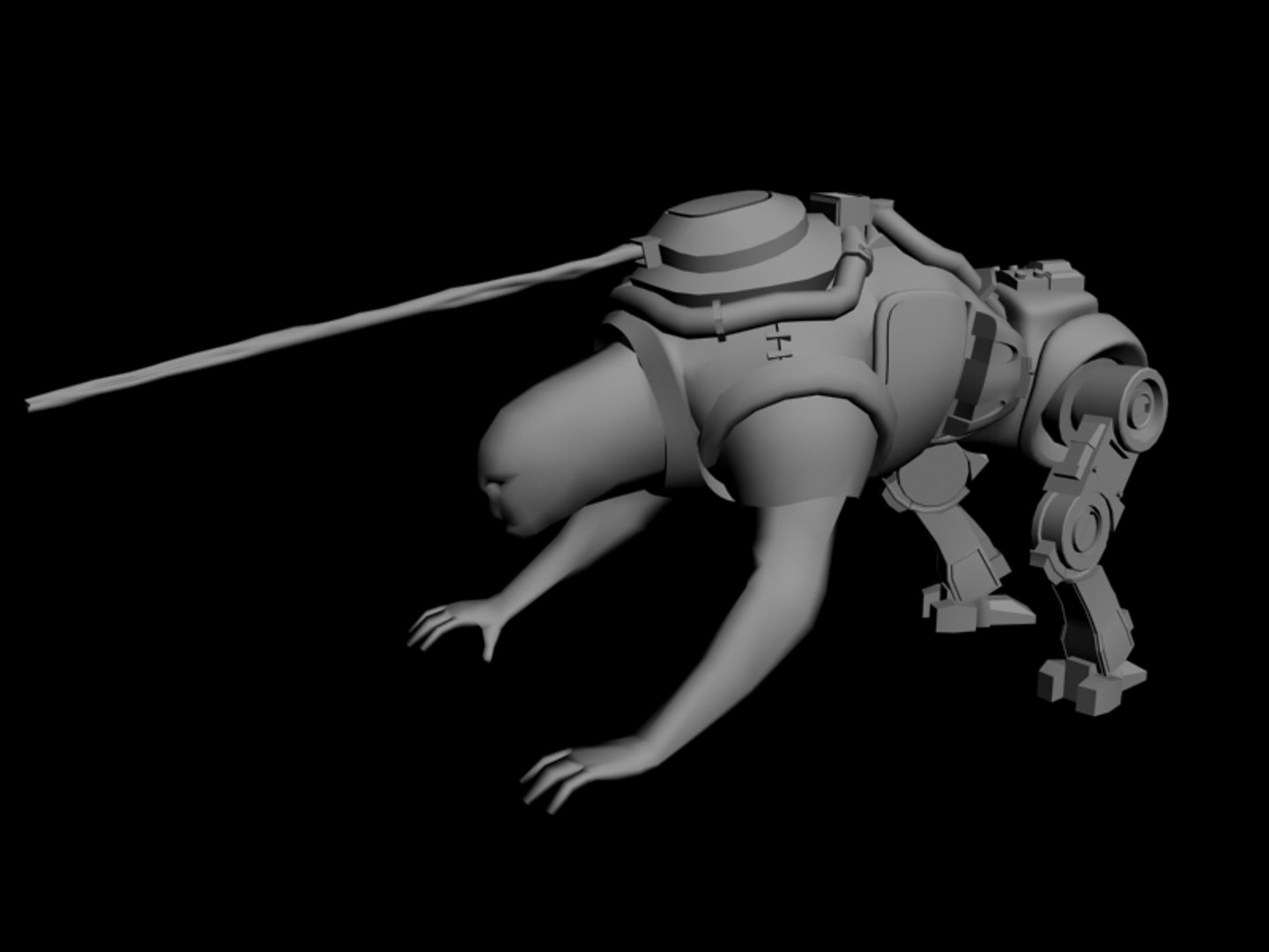 Cyborg 5 Pack 3d Max