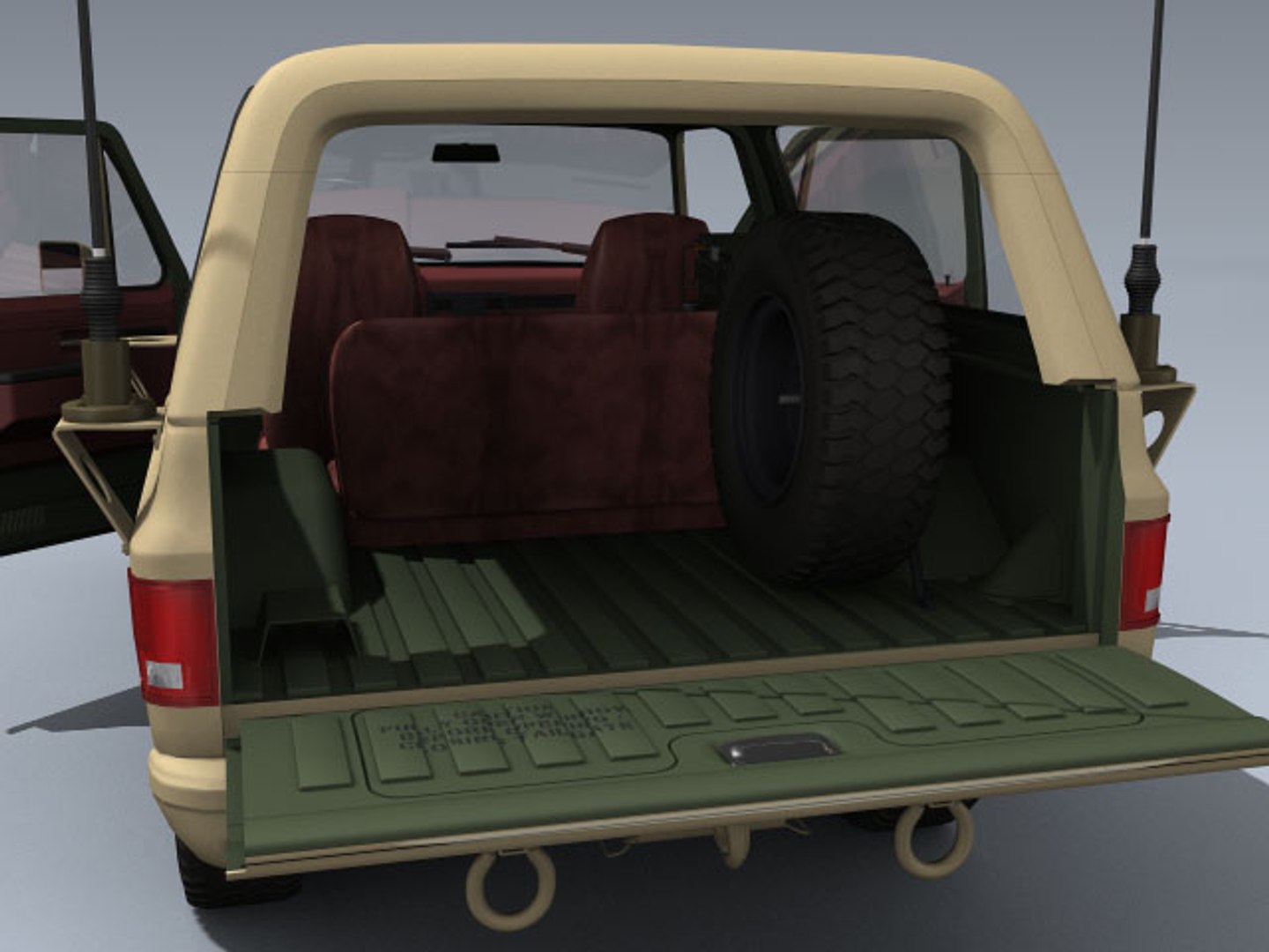 Obj Army M1009 Cucv Desert Storm