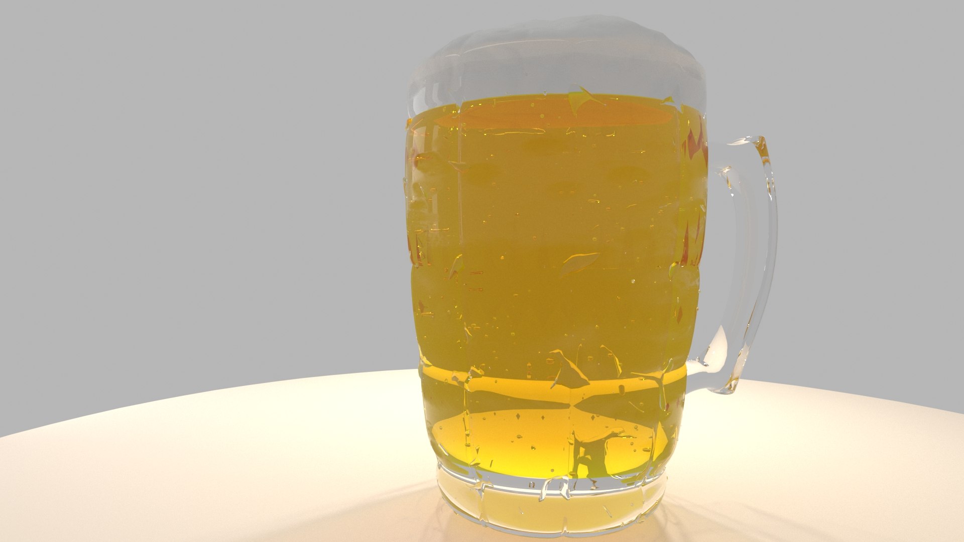 3D glass of beer model - TurboSquid 2088027