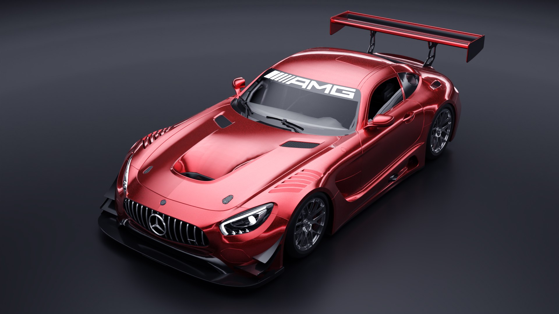 3D Mercedes AMG GT3 - TurboSquid 2064869