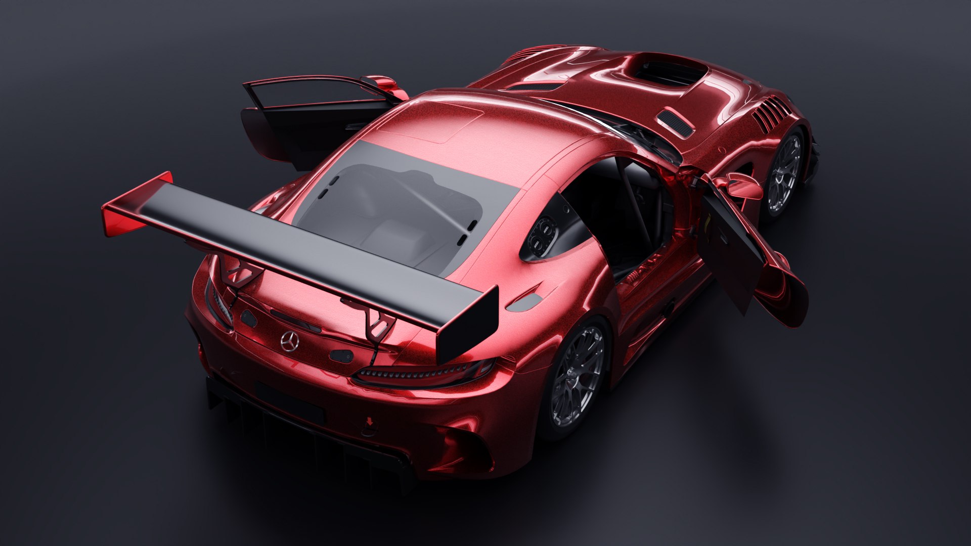 3D Mercedes AMG GT3 - TurboSquid 2064869