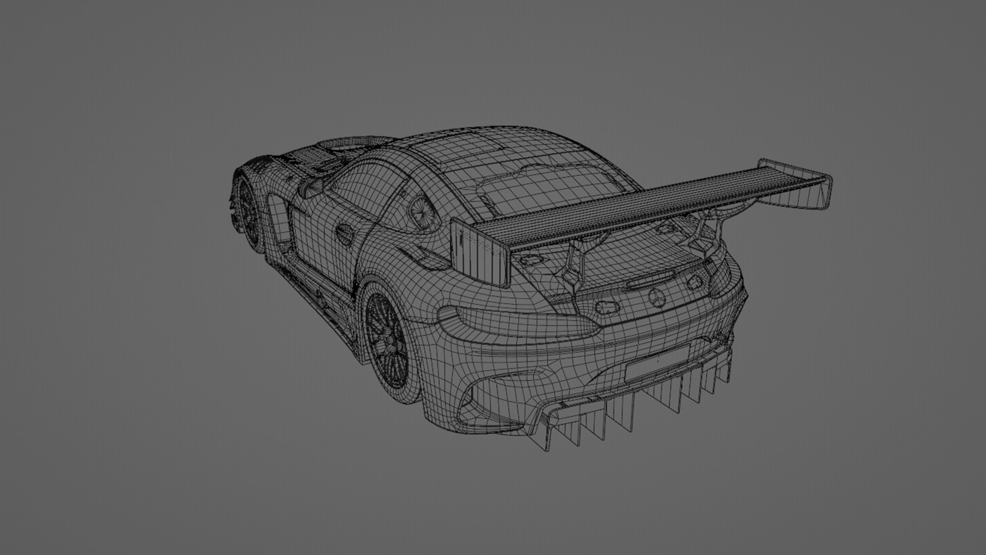 3D Mercedes AMG GT3 - TurboSquid 2064869