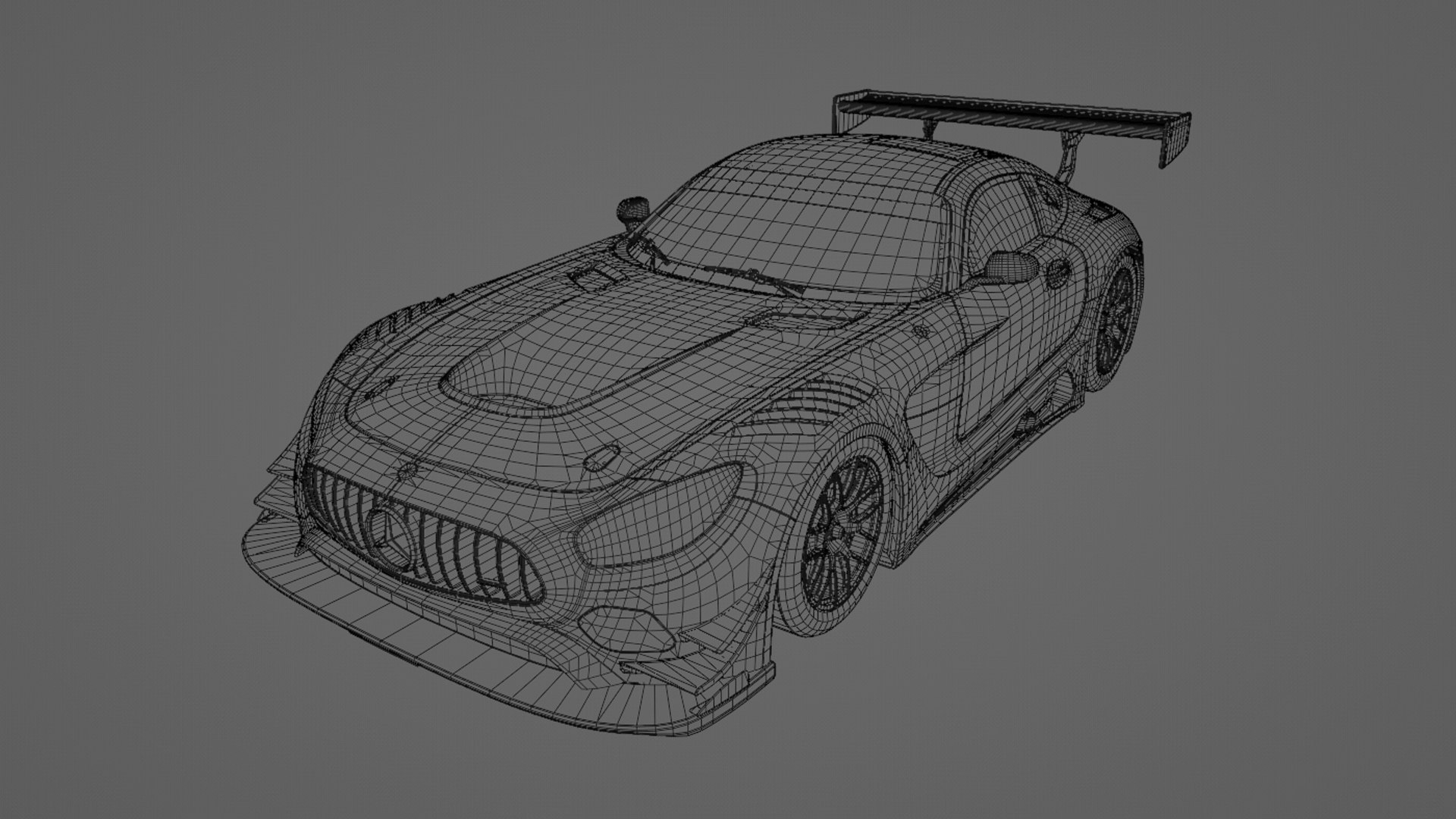 3D Mercedes AMG GT3 - TurboSquid 2064869