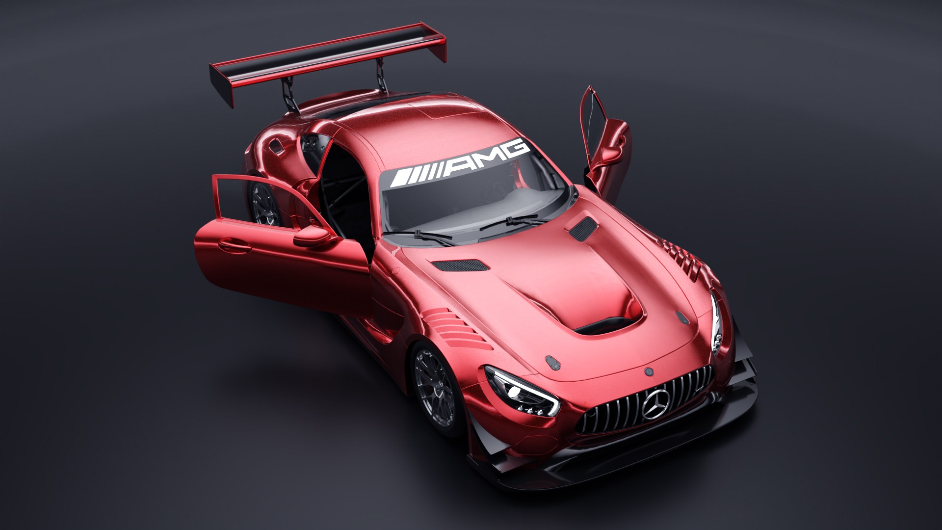 3D Mercedes AMG GT3 - TurboSquid 2064869