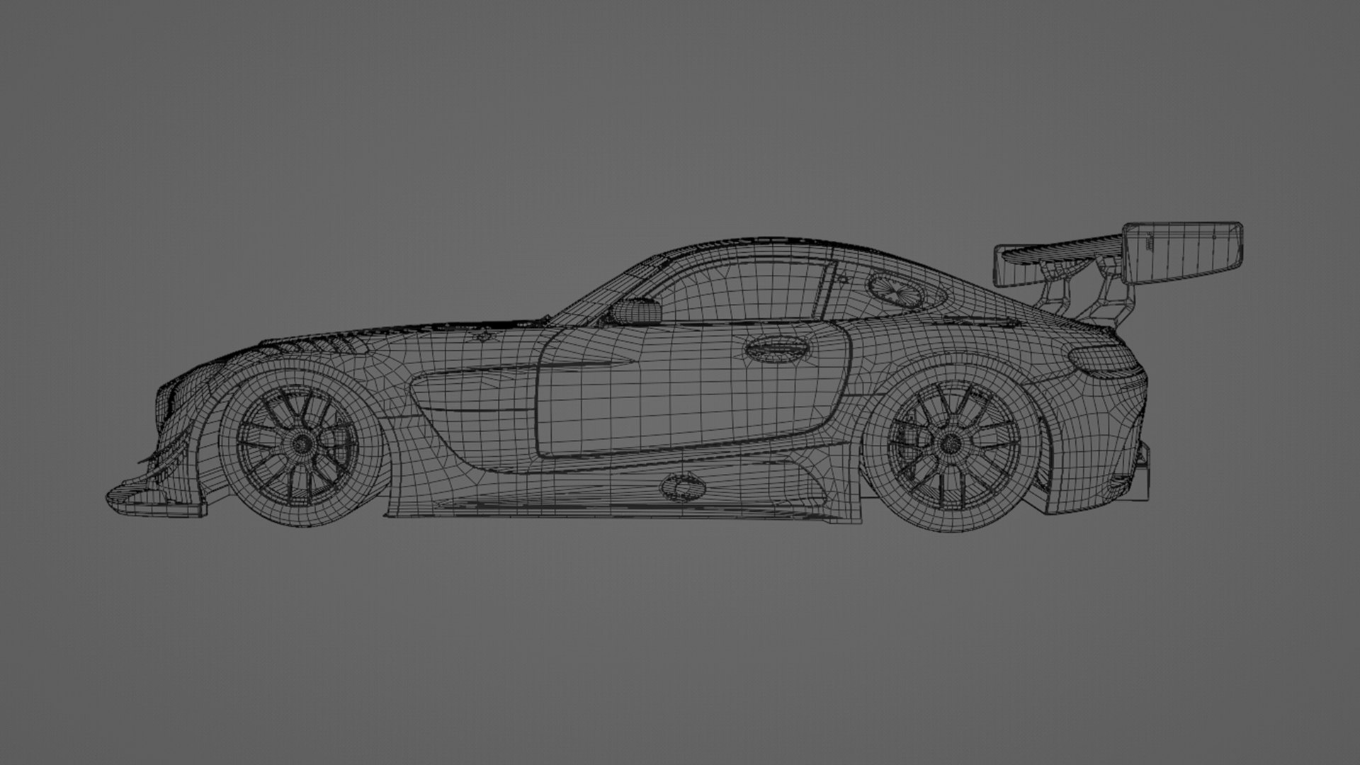 3D Mercedes AMG GT3 - TurboSquid 2064869