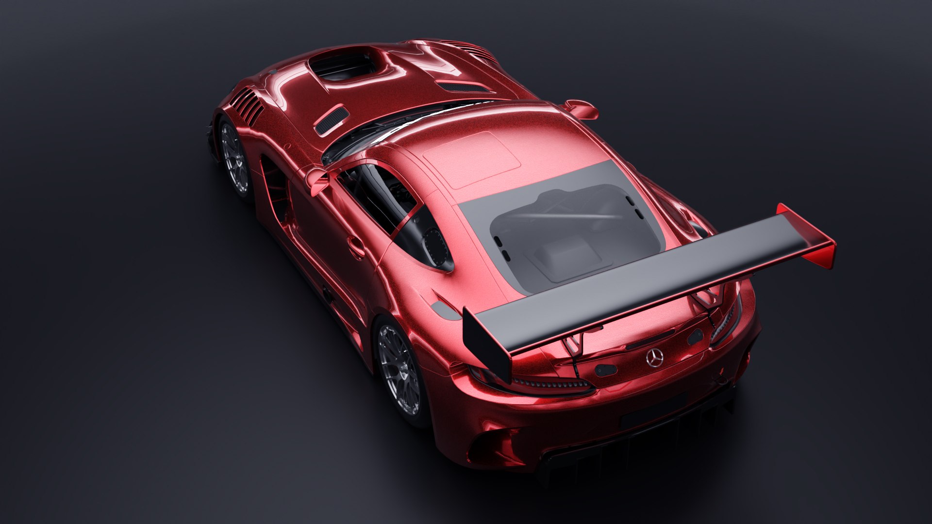 3D Mercedes AMG GT3 - TurboSquid 2064869