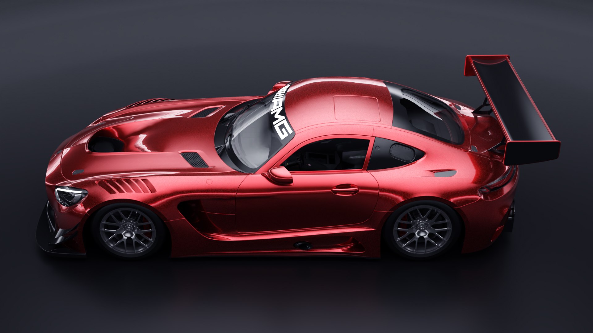 3D Mercedes AMG GT3 - TurboSquid 2064869