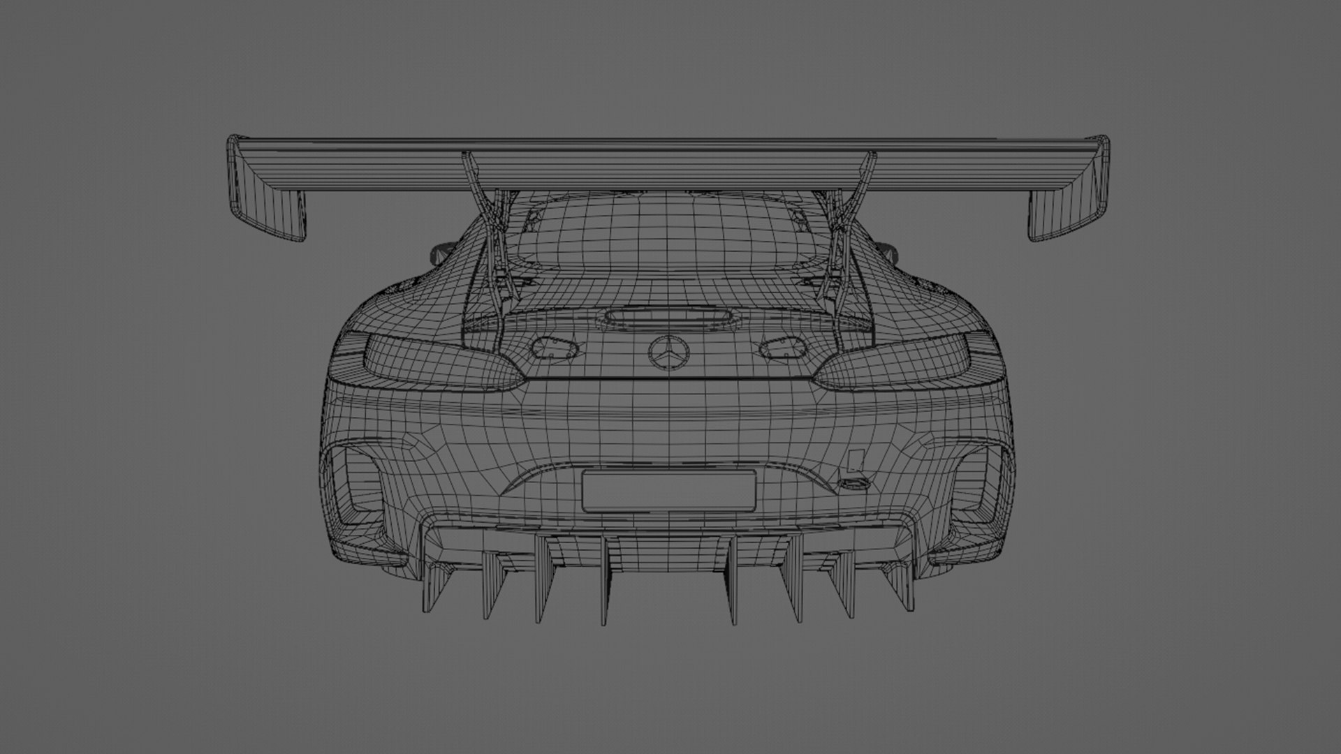 3D Mercedes AMG GT3 - TurboSquid 2064869