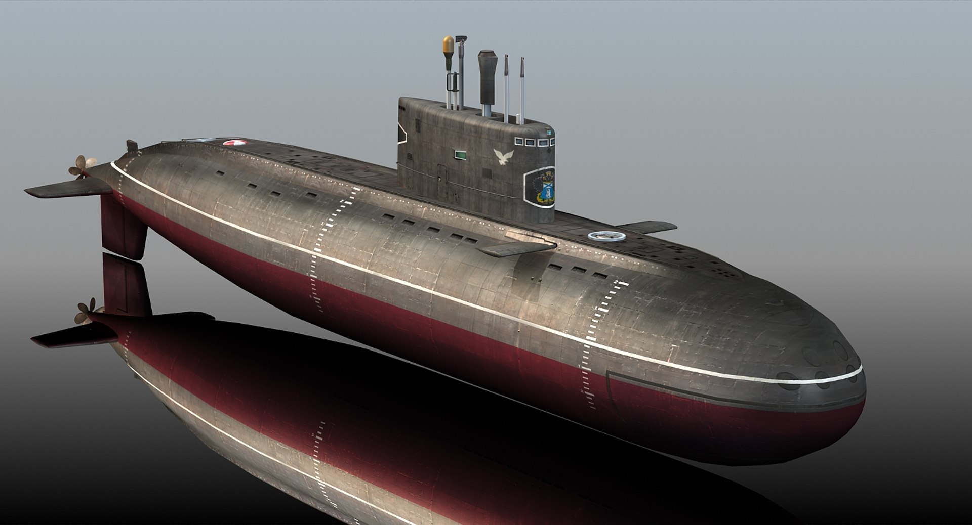 3D Russian Kilo Class Submarine - TurboSquid 1158056