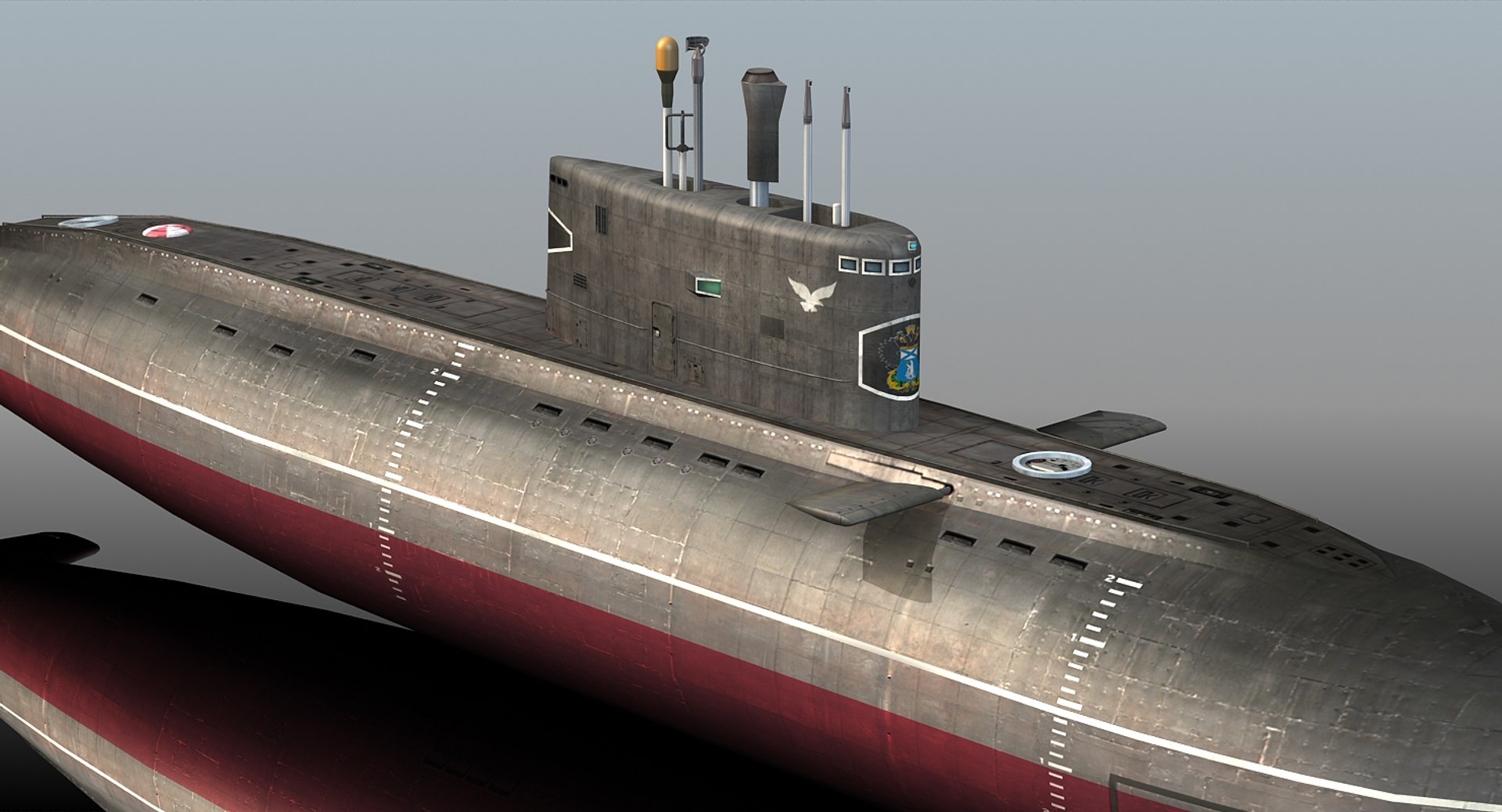 3D Russian Kilo Class Submarine - TurboSquid 1158056