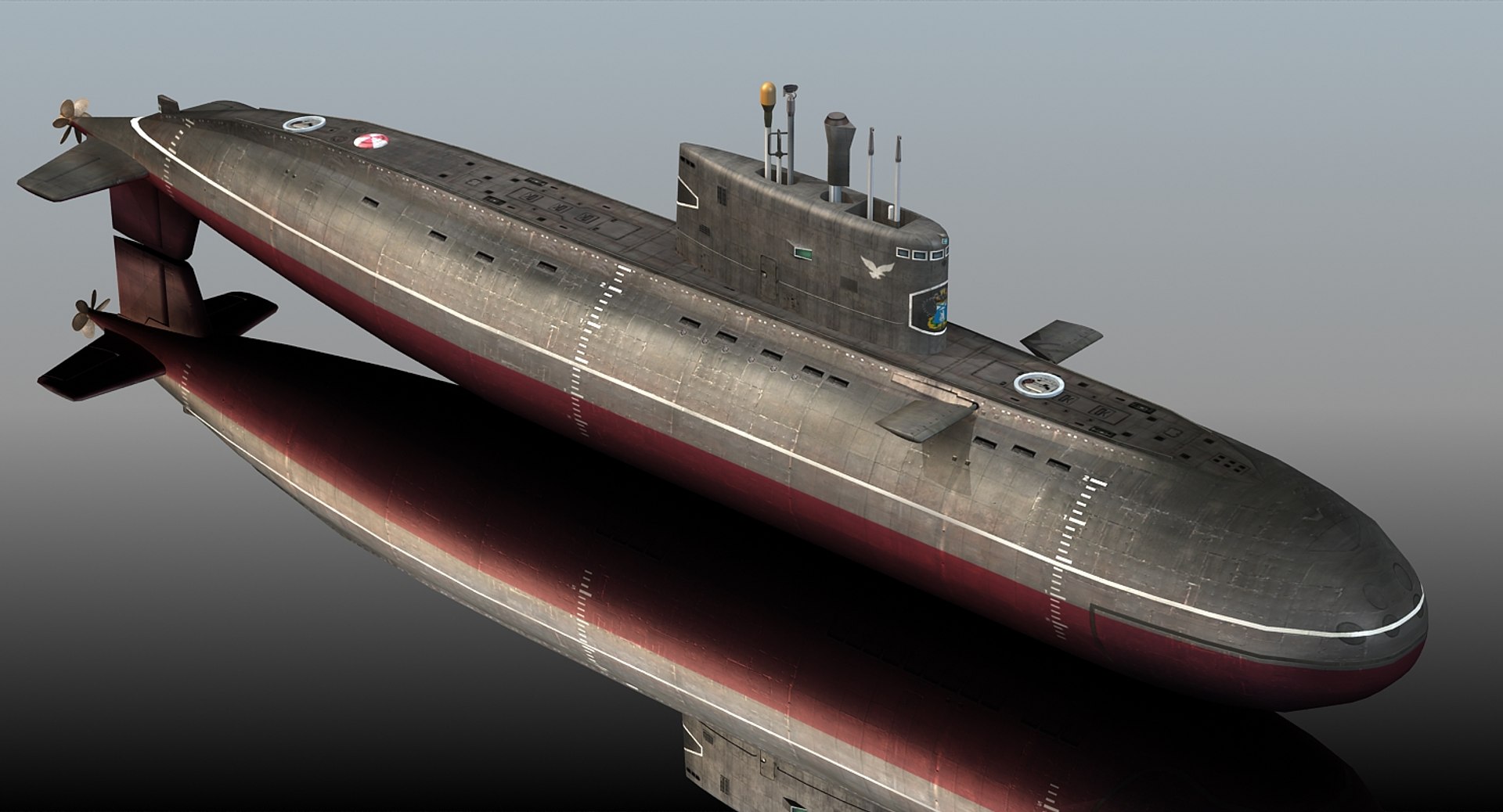 3D Russian Kilo Class Submarine - TurboSquid 1158056