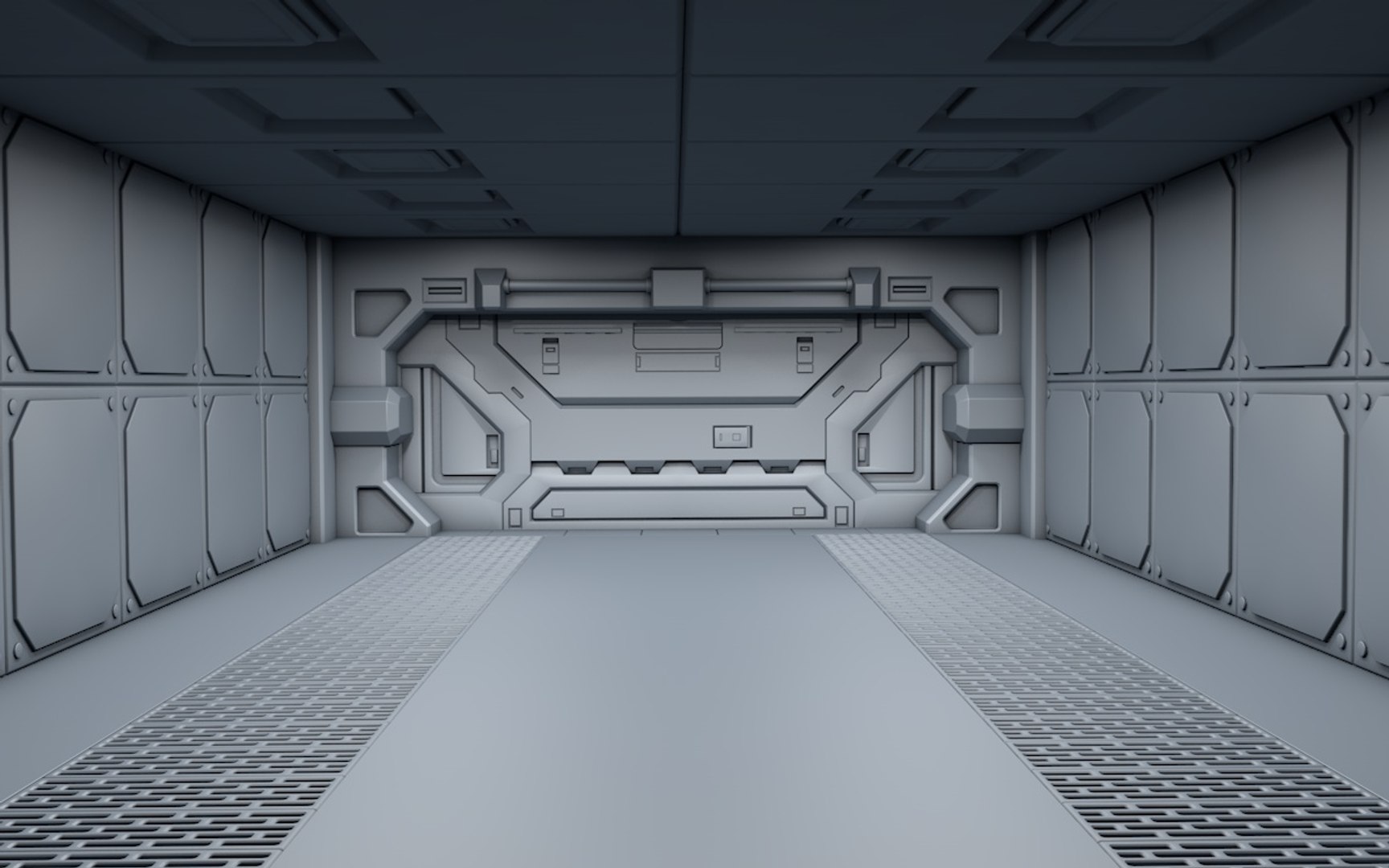 3D Model Sci Fi Gate - TurboSquid 1252033