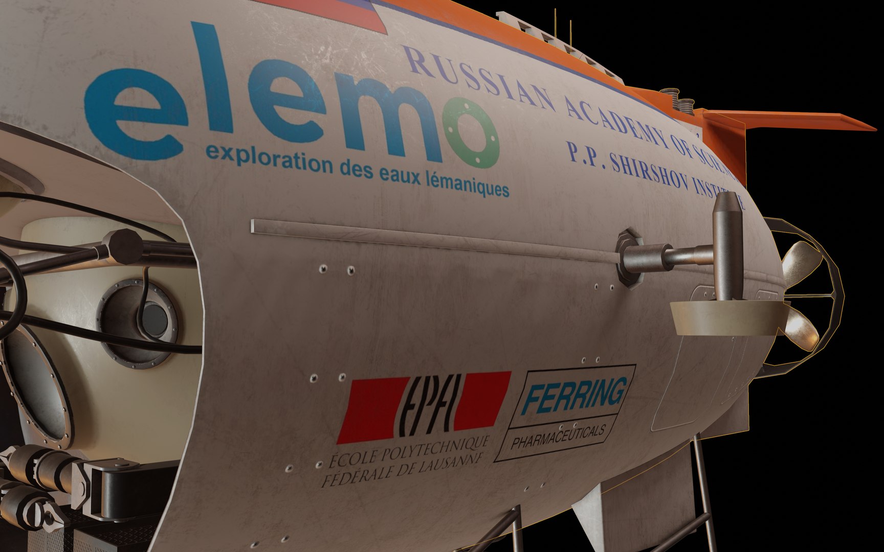 3D The Mir-2 Submersibles model - TurboSquid 2094128