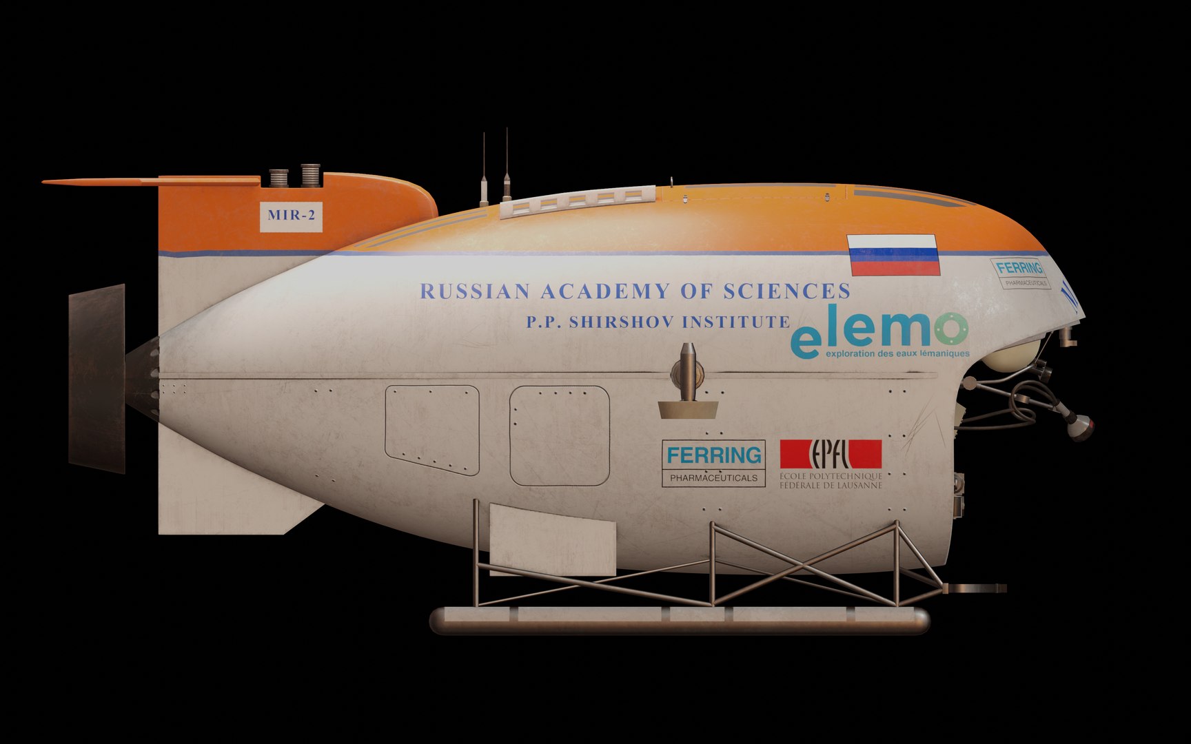 3D The Mir-2 Submersibles Model - TurboSquid 2094128