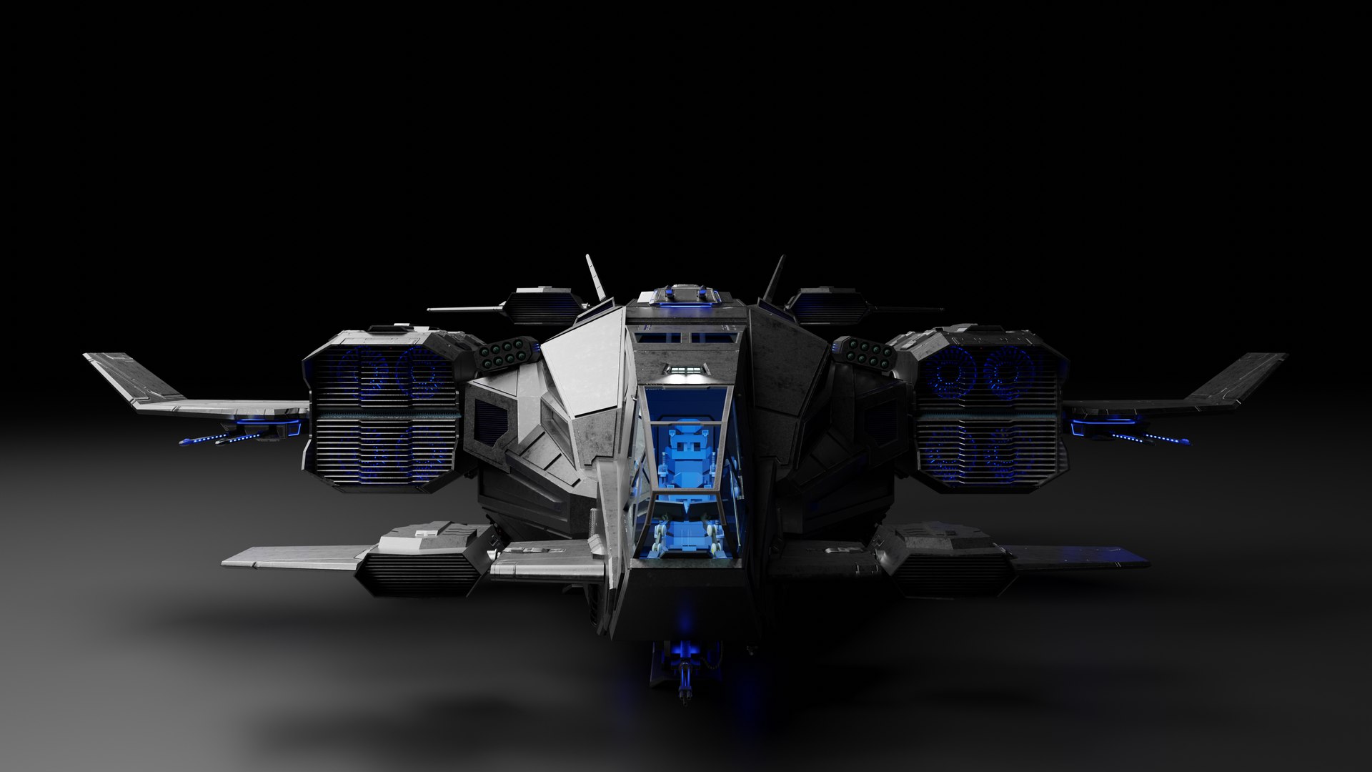 Dropship 3D Model - TurboSquid 1948059