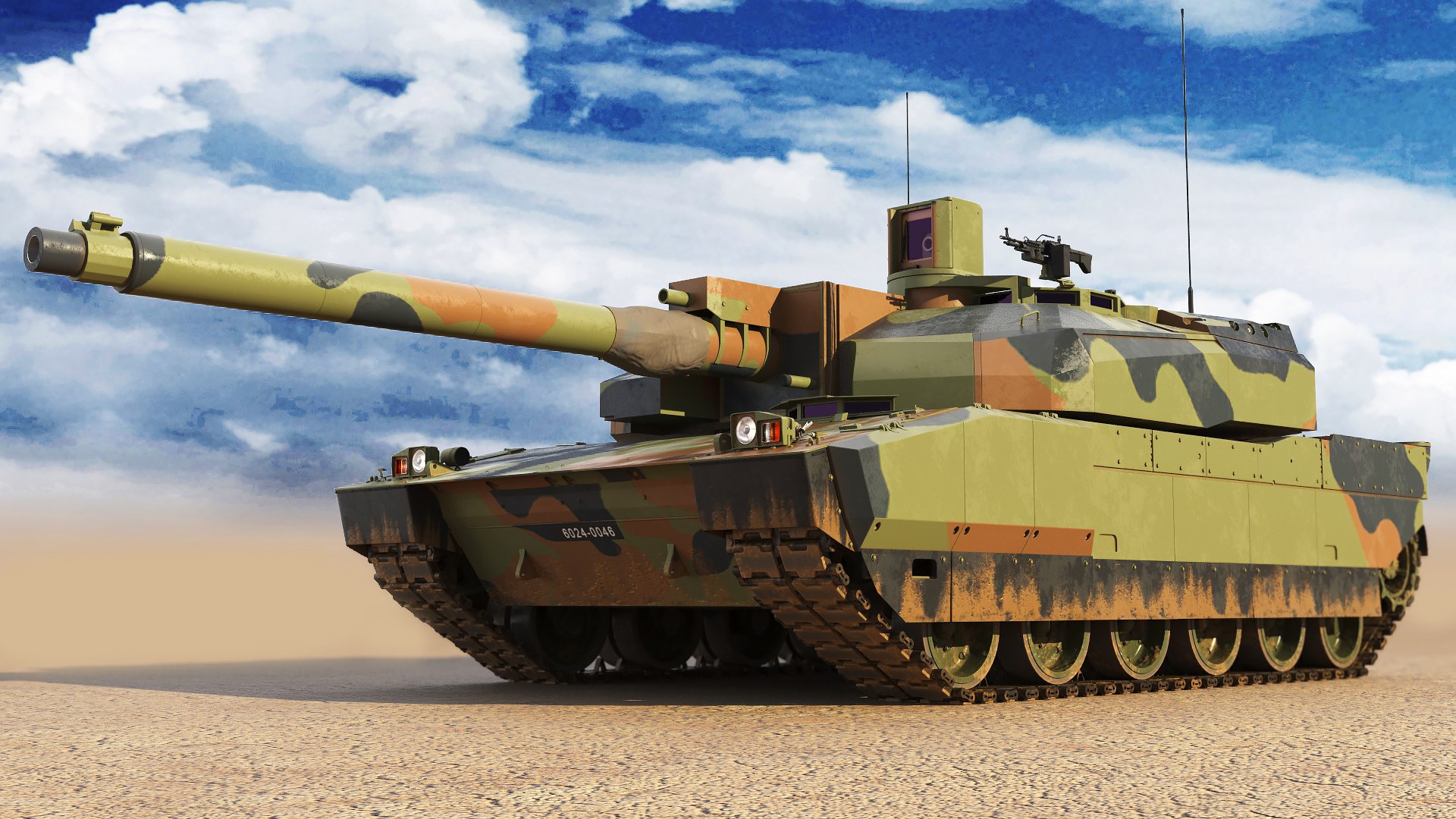 Leclerc French Main Battle Tank 3D Model - TurboSquid 1511338