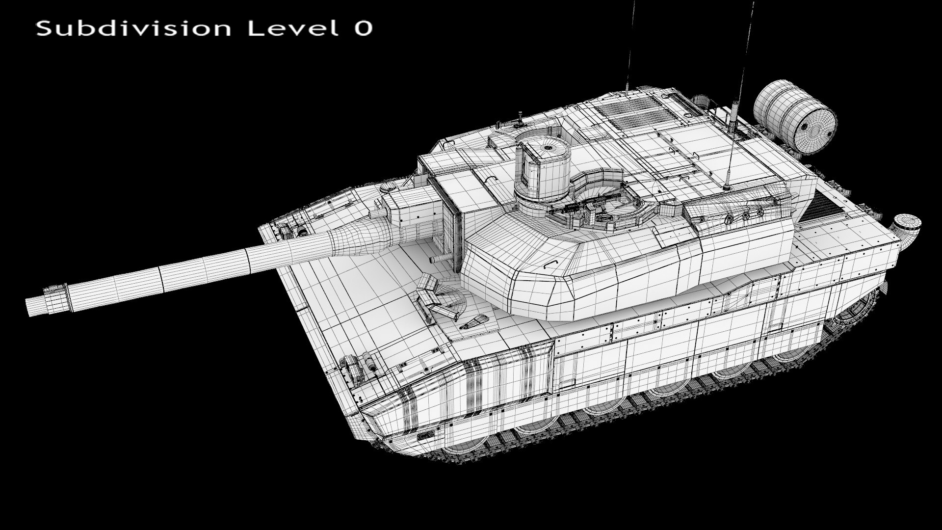 Leclerc French Main Battle Tank 3D Model - TurboSquid 1511338