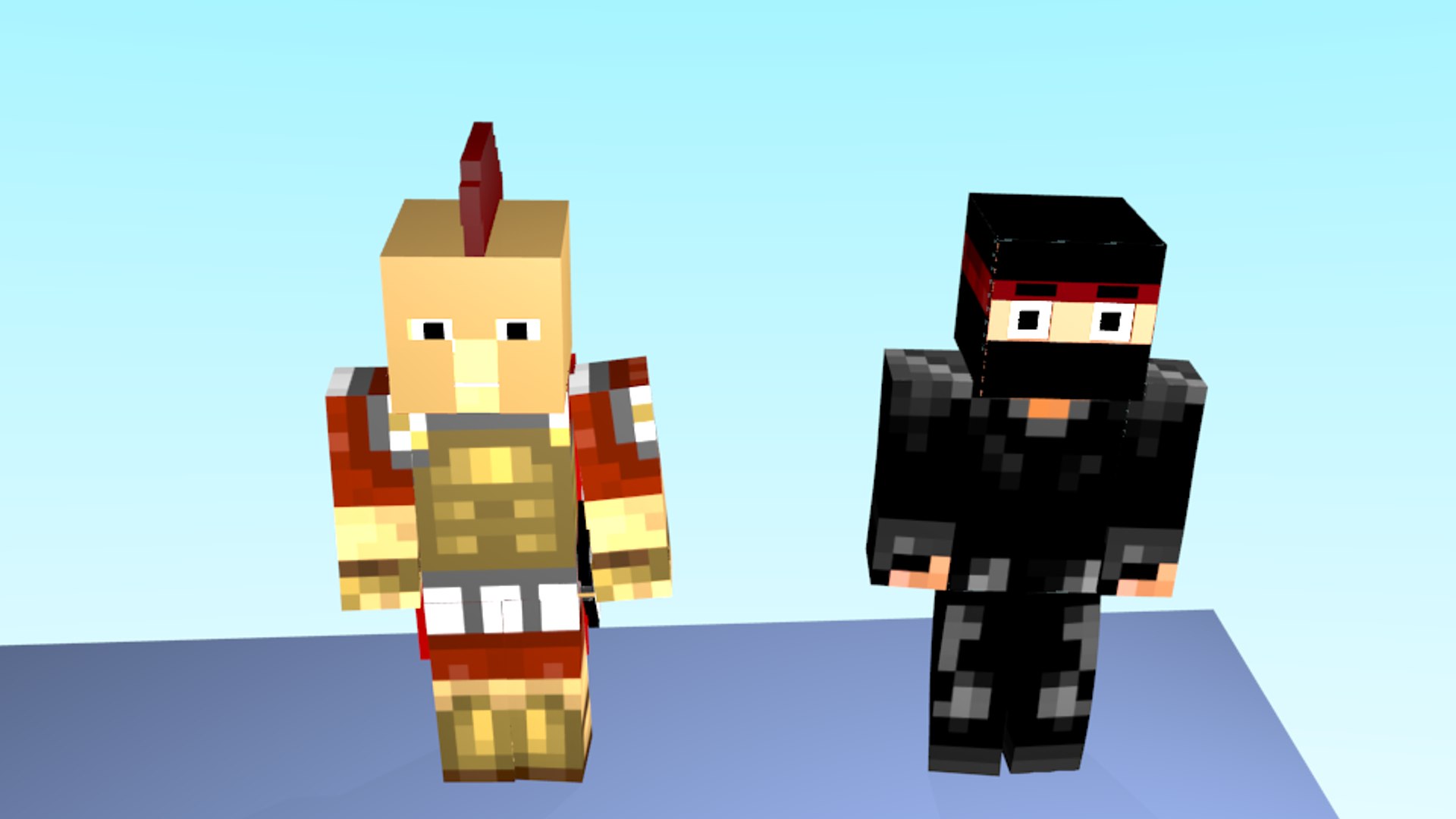 Minecraft Ninja Spartan Obj Free