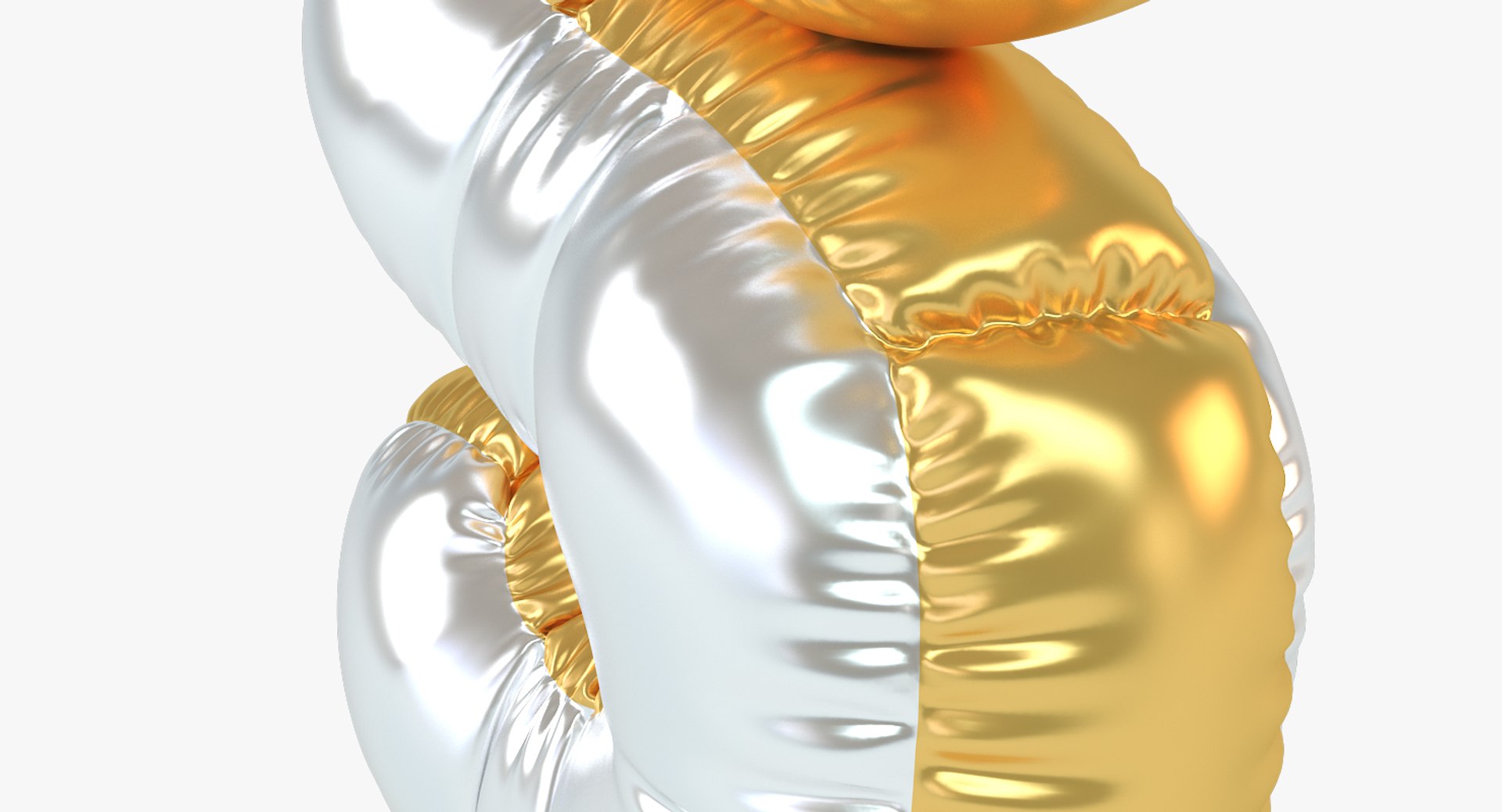 Realistic Balloon Letter S 3D Model - TurboSquid 1341874