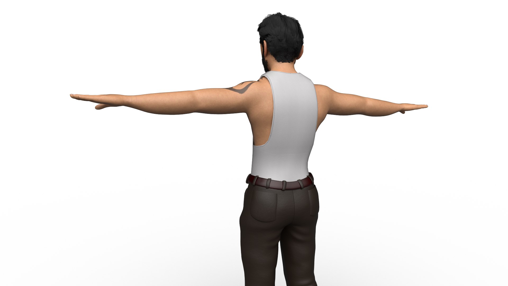 3D Model 3D Cartoon Common-man Character Without Rig - TurboSquid 2300033