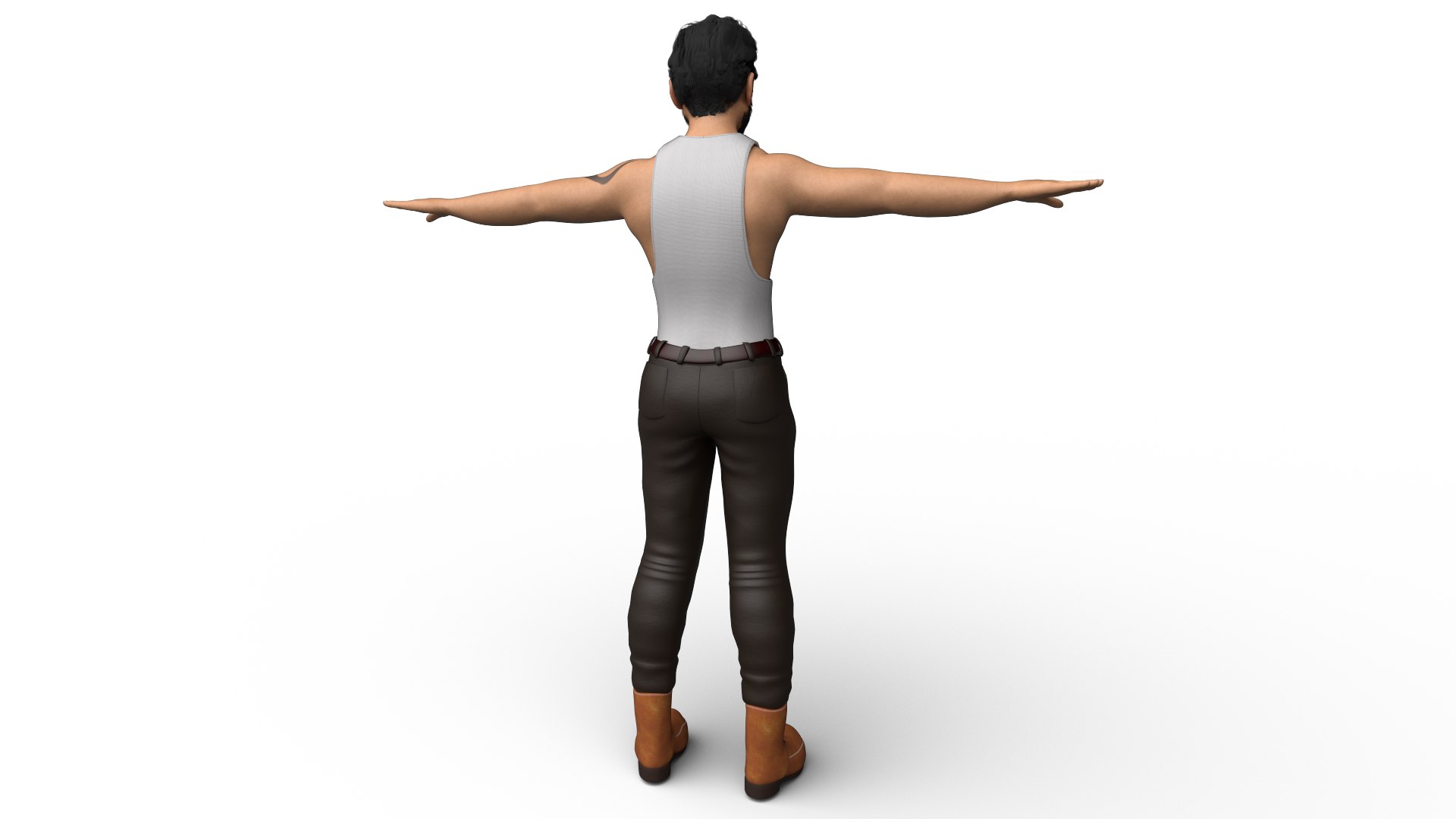 3D Model 3D Cartoon Common-man Character Without Rig - TurboSquid 2300033