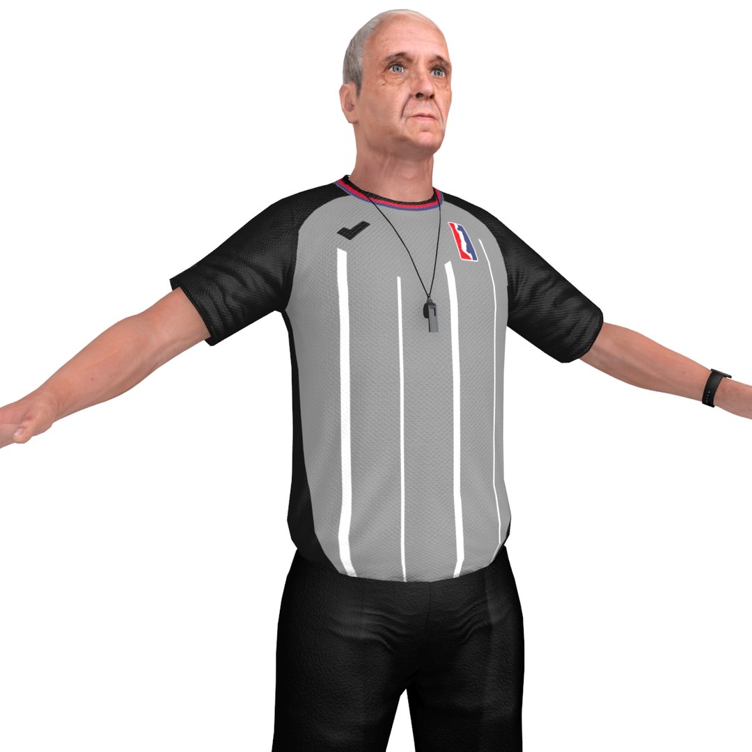 3D Basketball Referee 2 Model - TurboSquid 1314313