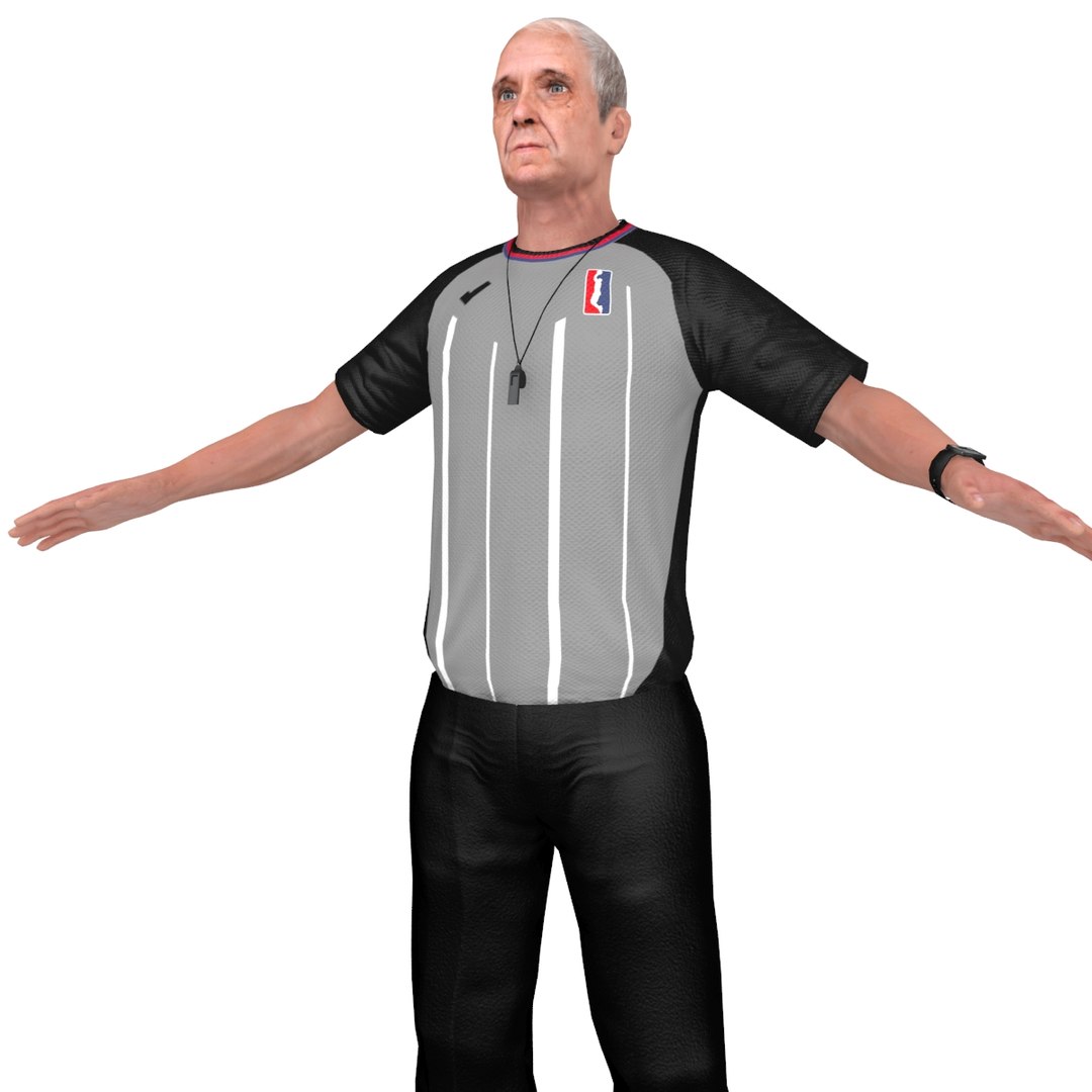 3D Basketball Referee 2 Model - TurboSquid 1314313