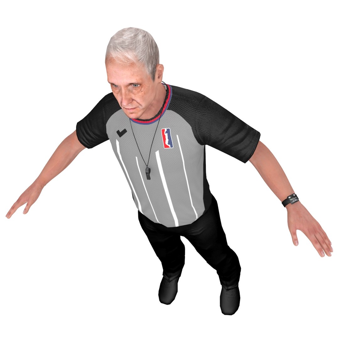 3D Basketball Referee 2 Model - TurboSquid 1314313