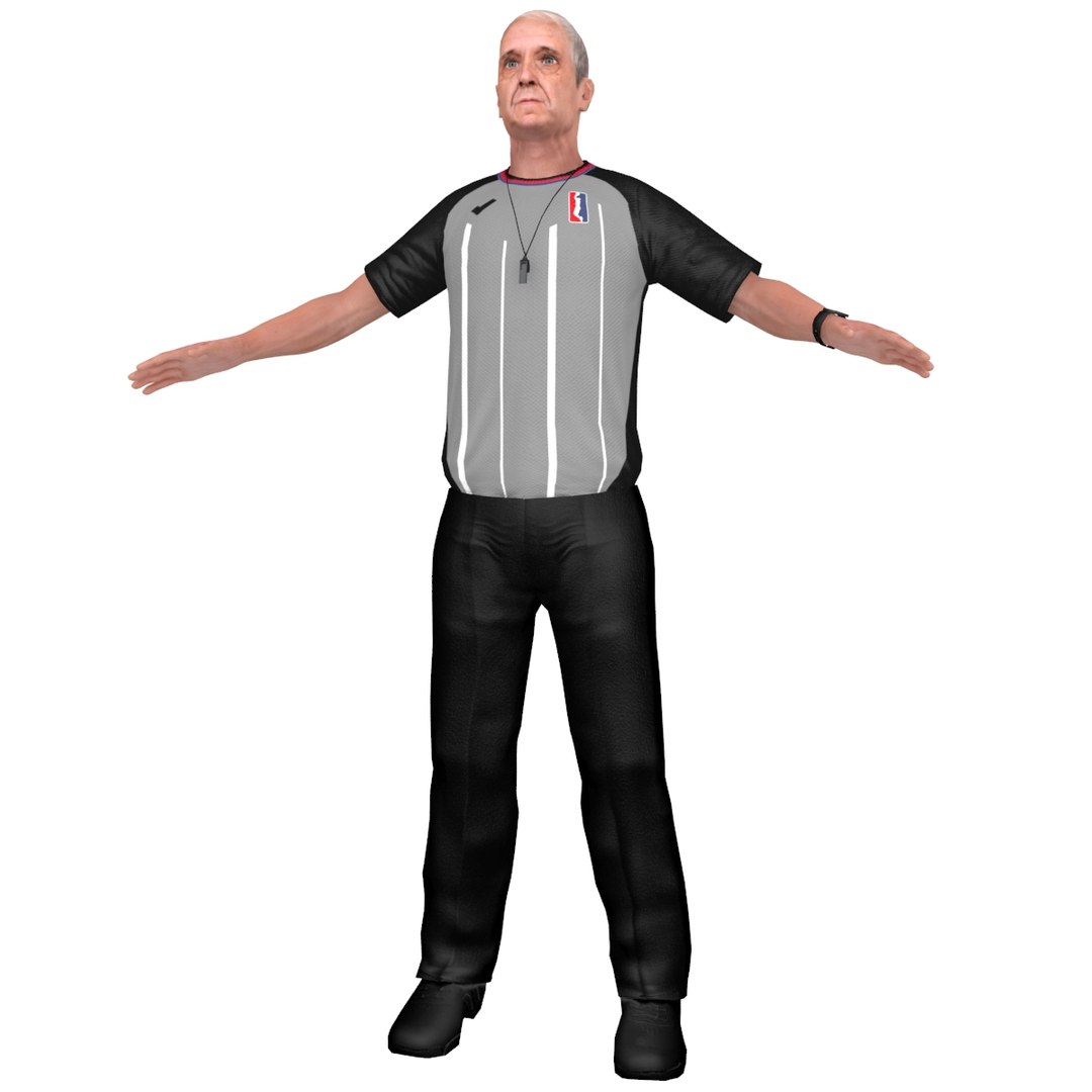 3D Basketball Referee 2 Model - TurboSquid 1314313