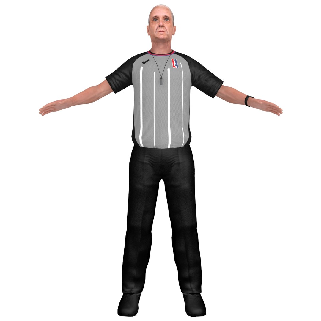 3D Basketball Referee 2 Model - TurboSquid 1314313