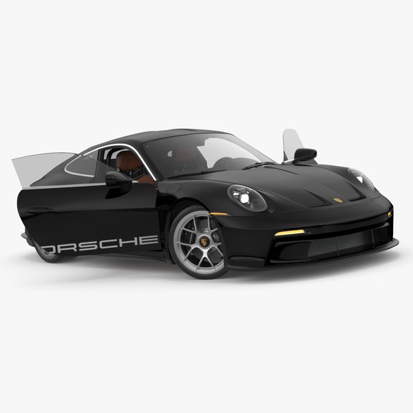 modelo 3d Coche Deportivo Porsche 911 2024 Negro Aparejado - TurboSquid ...
