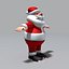 santa father christmas 3d model
